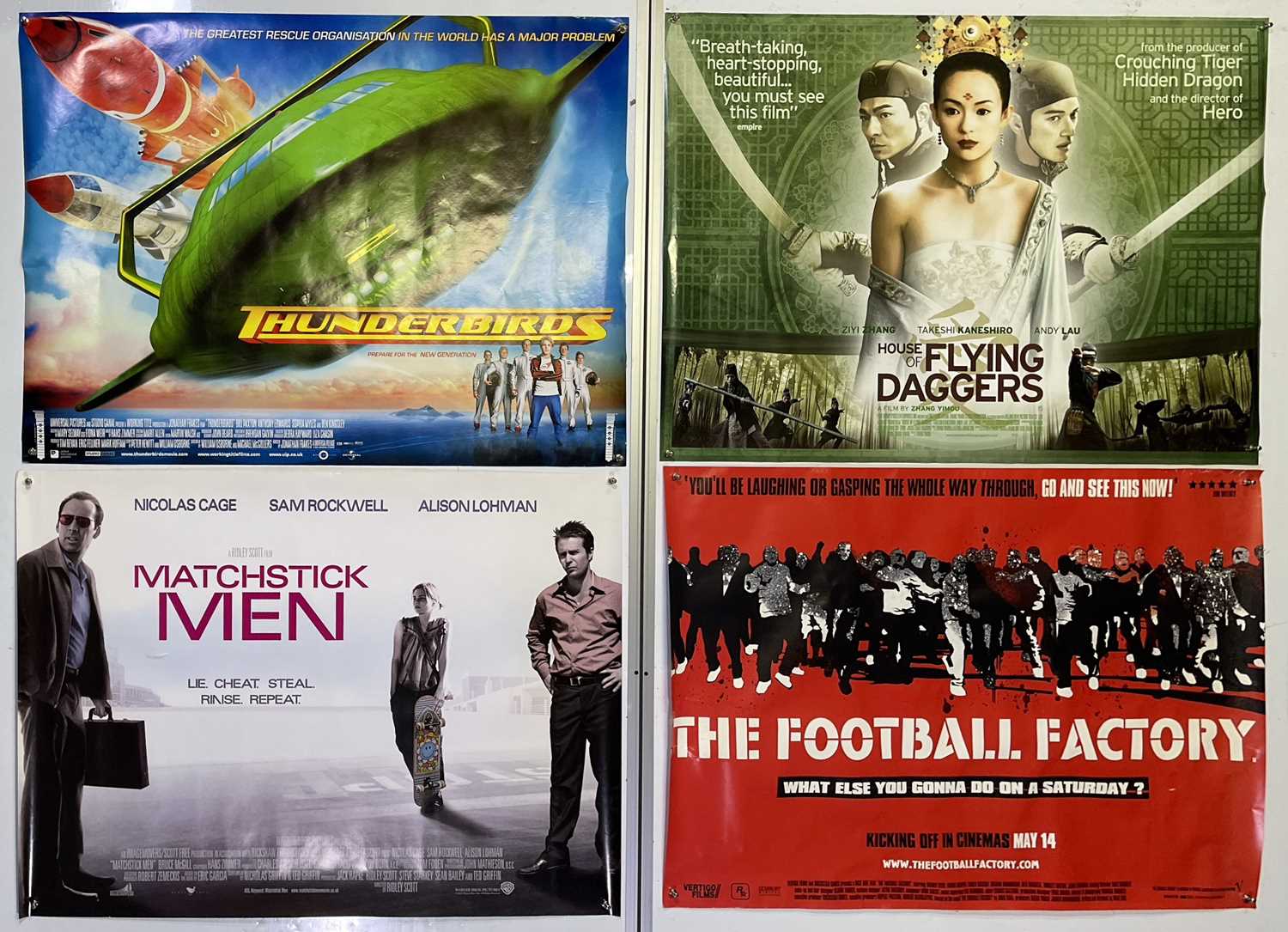 Lot 192 - LARGE COLLECTION OF UK QUAD CINEMA POSTERS.