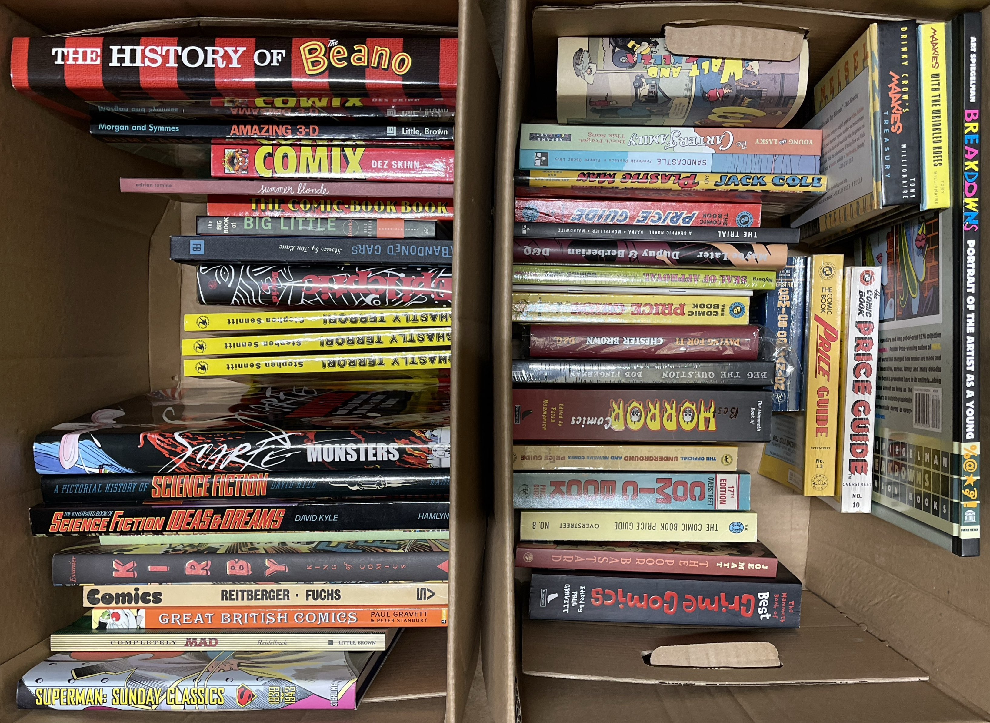 Lot 108 - COMIC RELATED BOOKS/COMPENDIUMS.