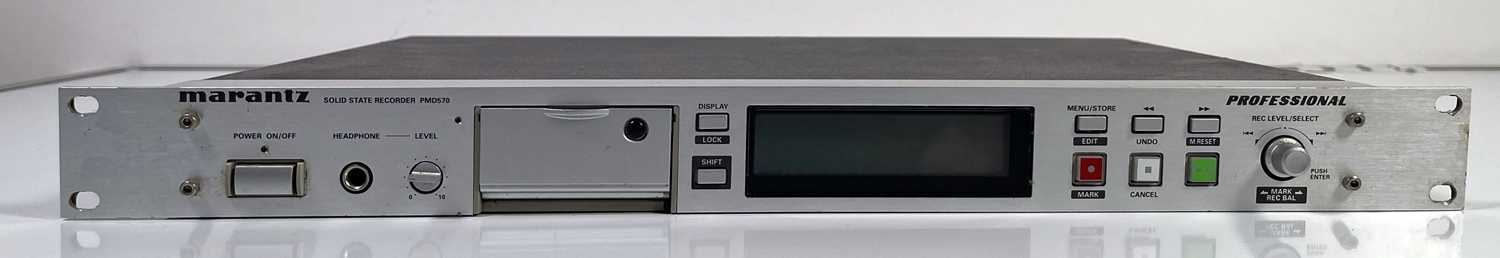 Lot 9 - MARANTZ PMD 570 DIGITAL RECORDER.