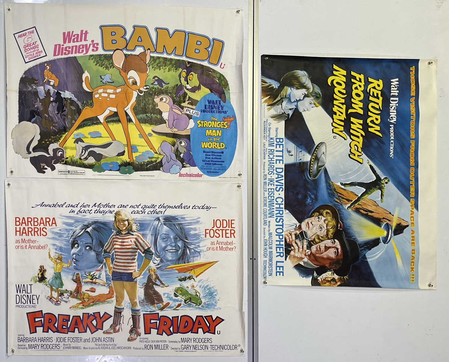 Lot 199 - 1970S DISNEY- CINEMA POSTERS.