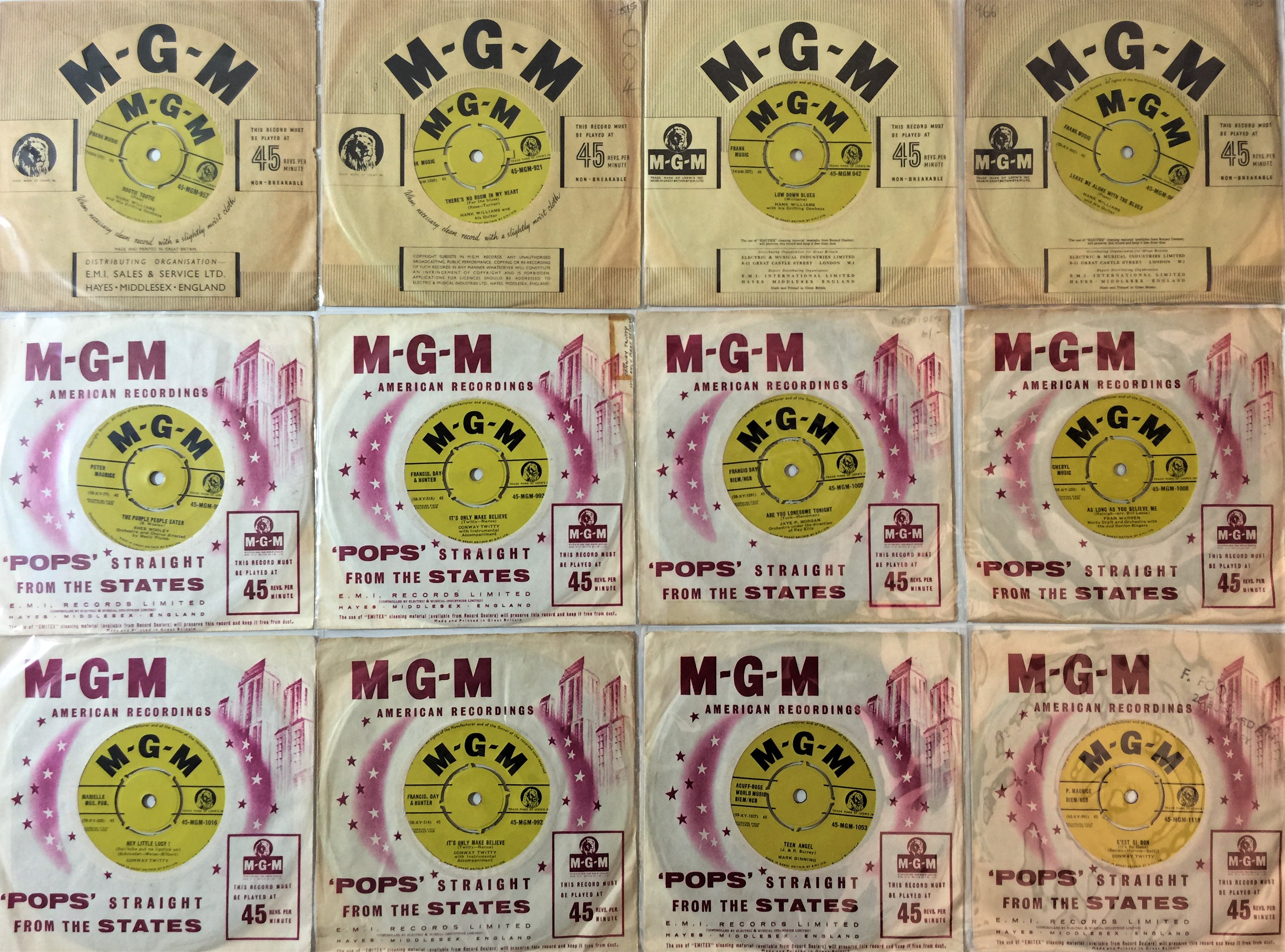 Lot 107 - MGM Records - 7" Archive Collection