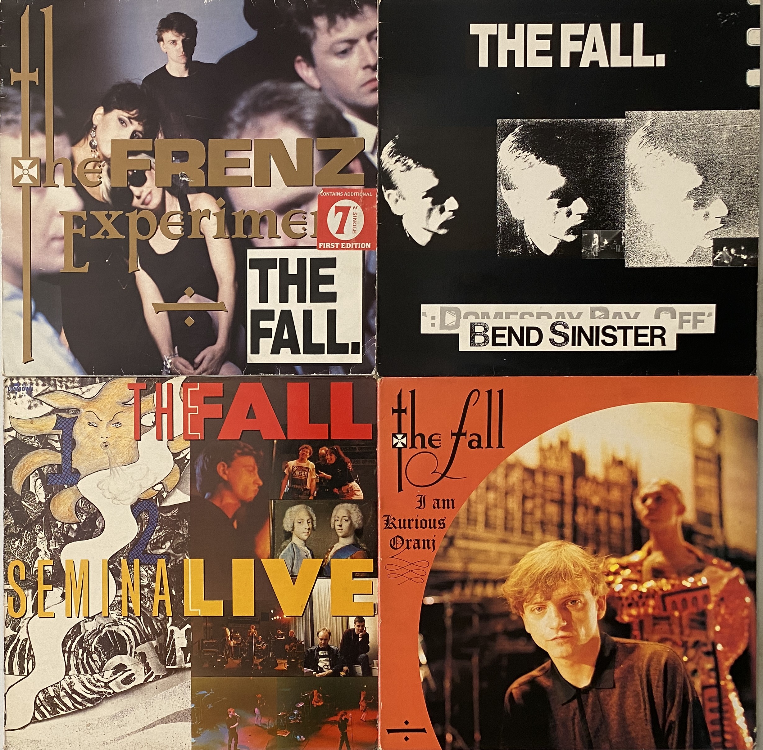 Lot 76 - THE FALL - 1980s STUDIO LP PACK