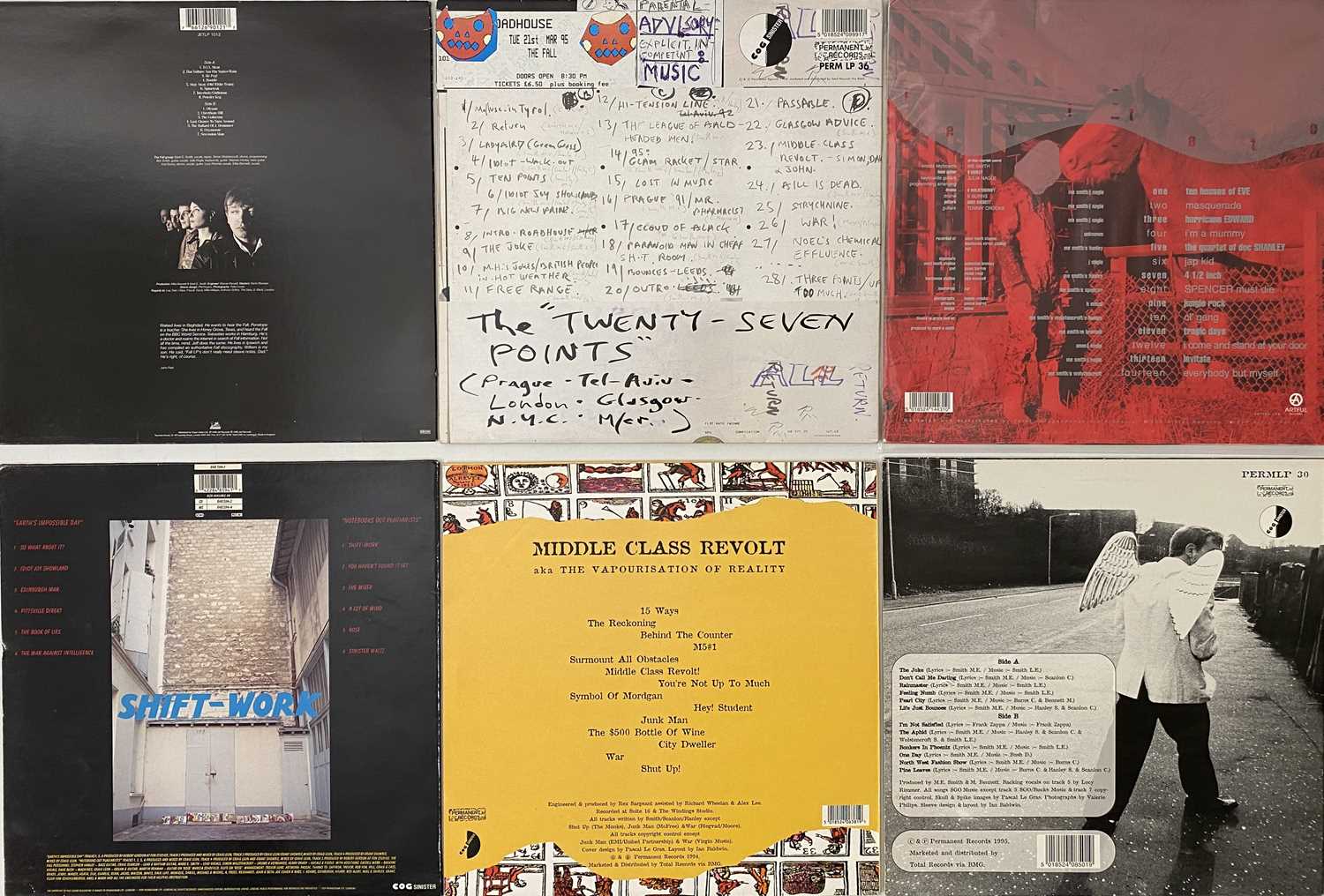Lot 77 - THE FALL - 1990s STUDIO LP PACK