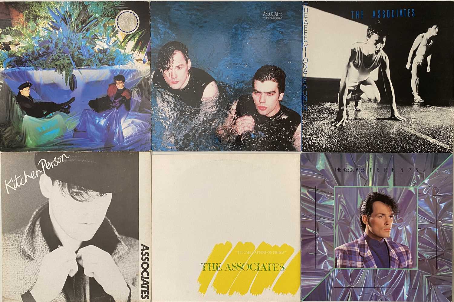 Lot 70 - THE ASSOCIATES - LPs/ 12"/ 10" PACK