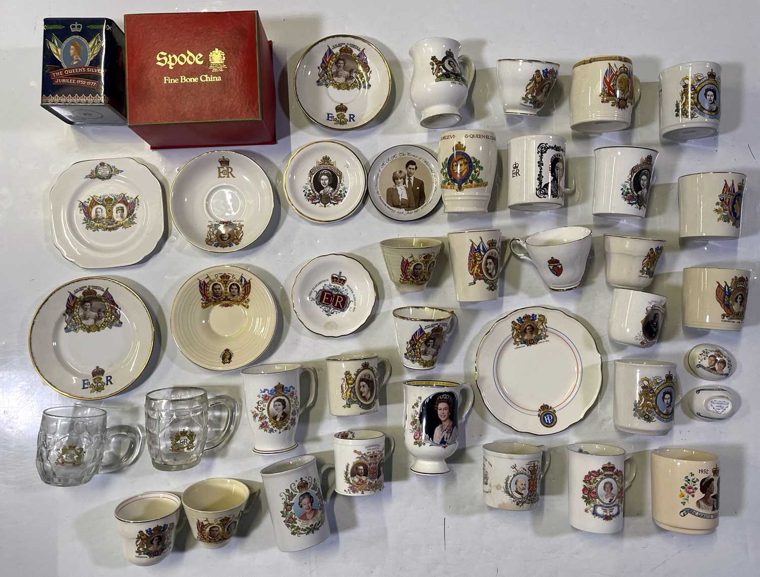 Lot 55 - ROYAL THEMED CERAMICS.