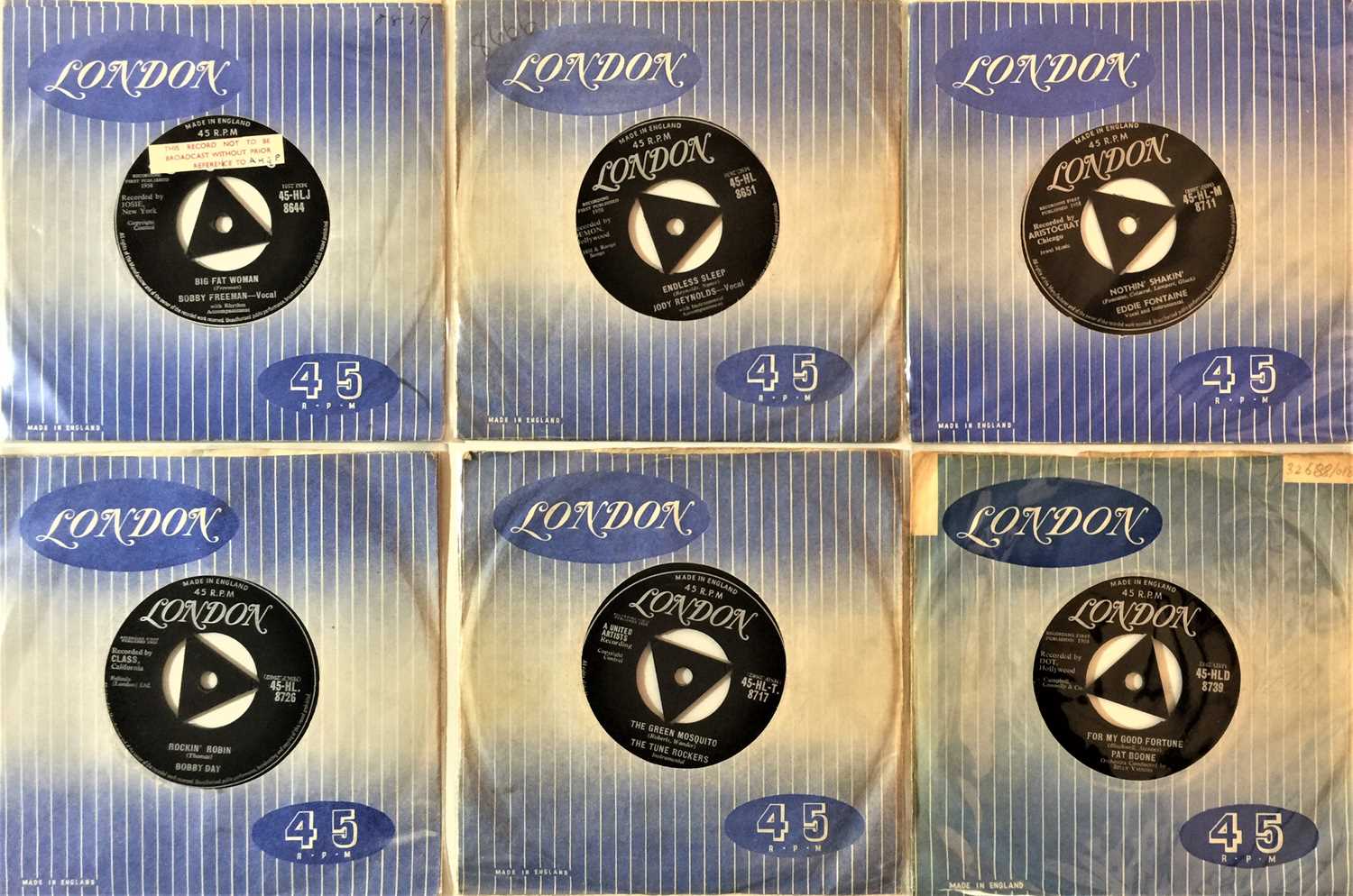 Lot 162 - LONDON RECORDS 7'' COLLECTION - R&R/R&B