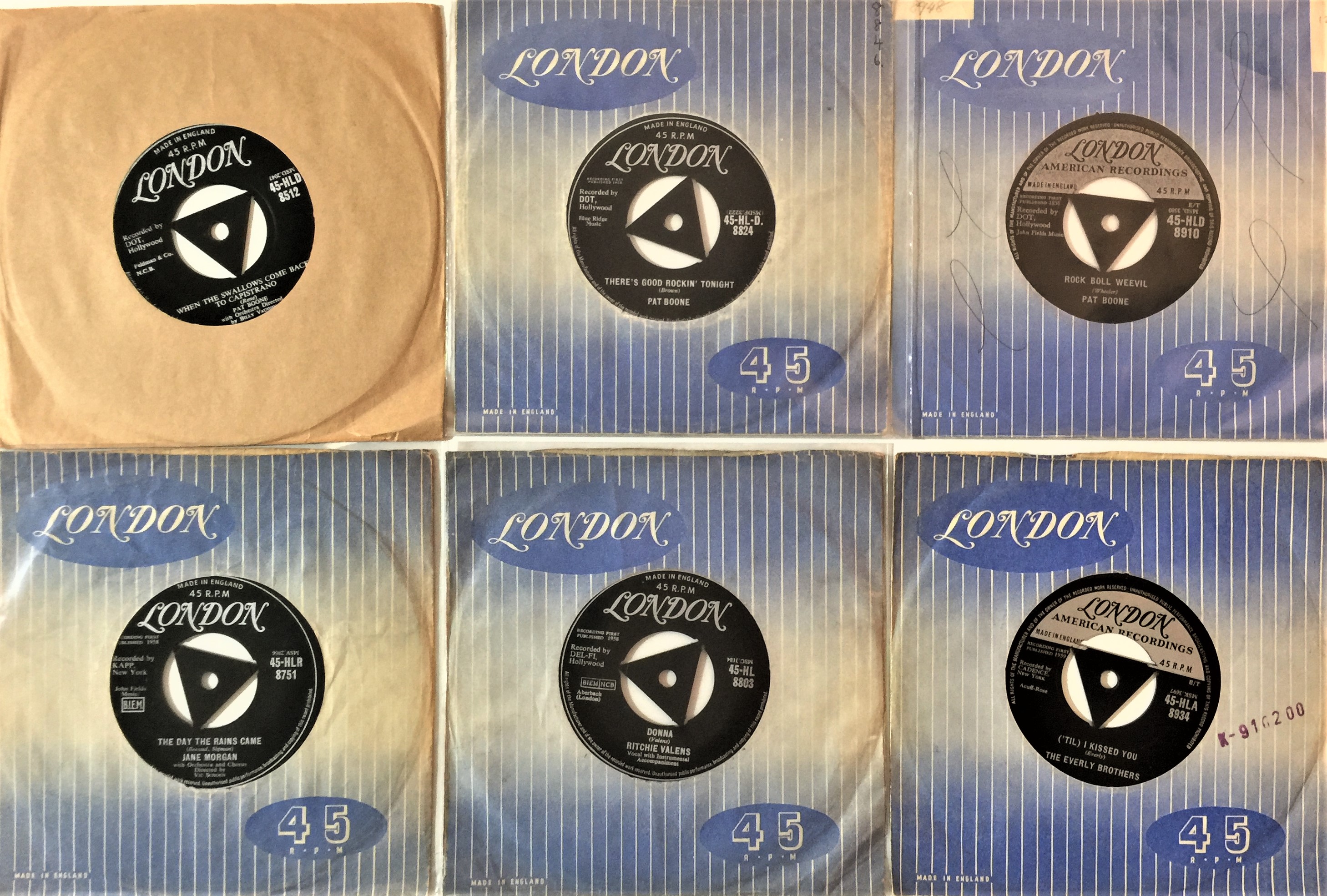 Lot 162 - LONDON RECORDS 7'' COLLECTION - R&R/R&B