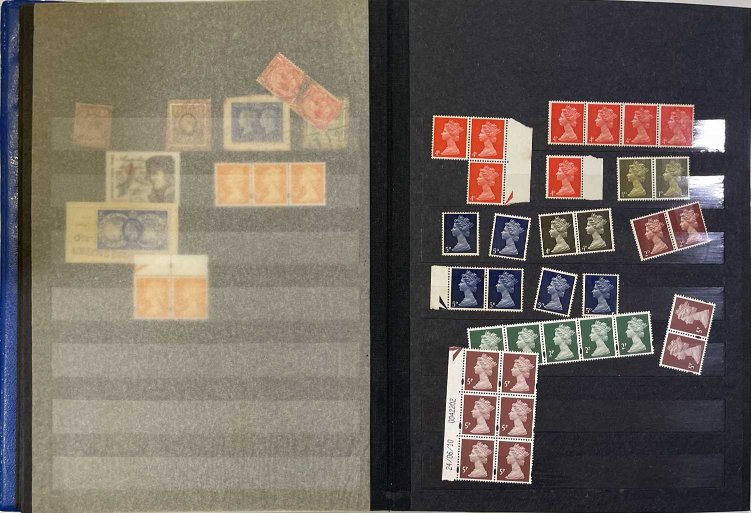 Lot 75 - UK AND OVERSEAS STAMP COLLECTION.