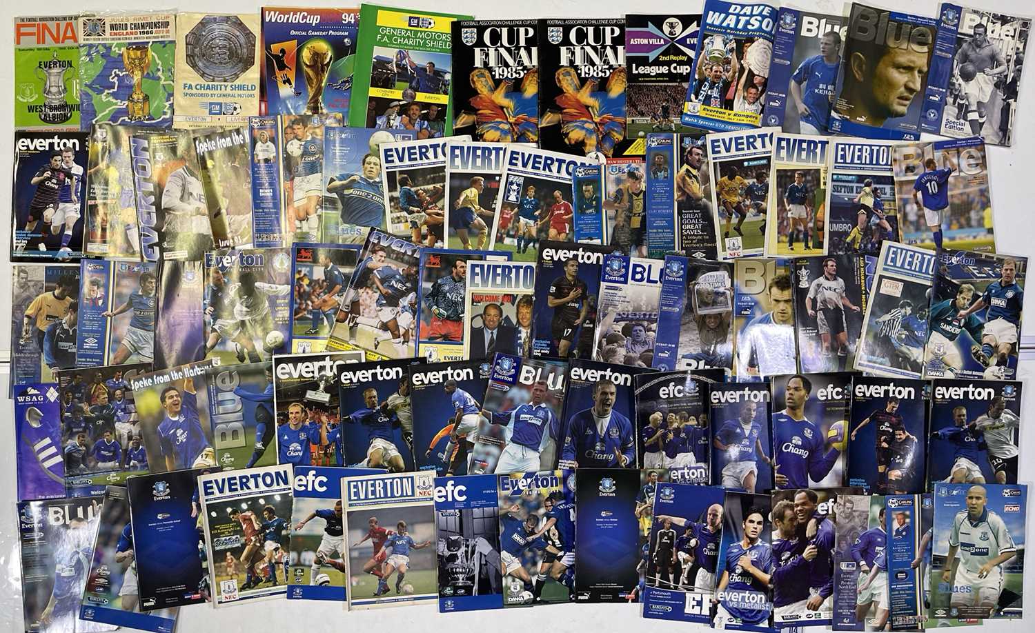 Lot 341 - FOOTBALL PROGRAMMES - EVERTON / WORLD CUP