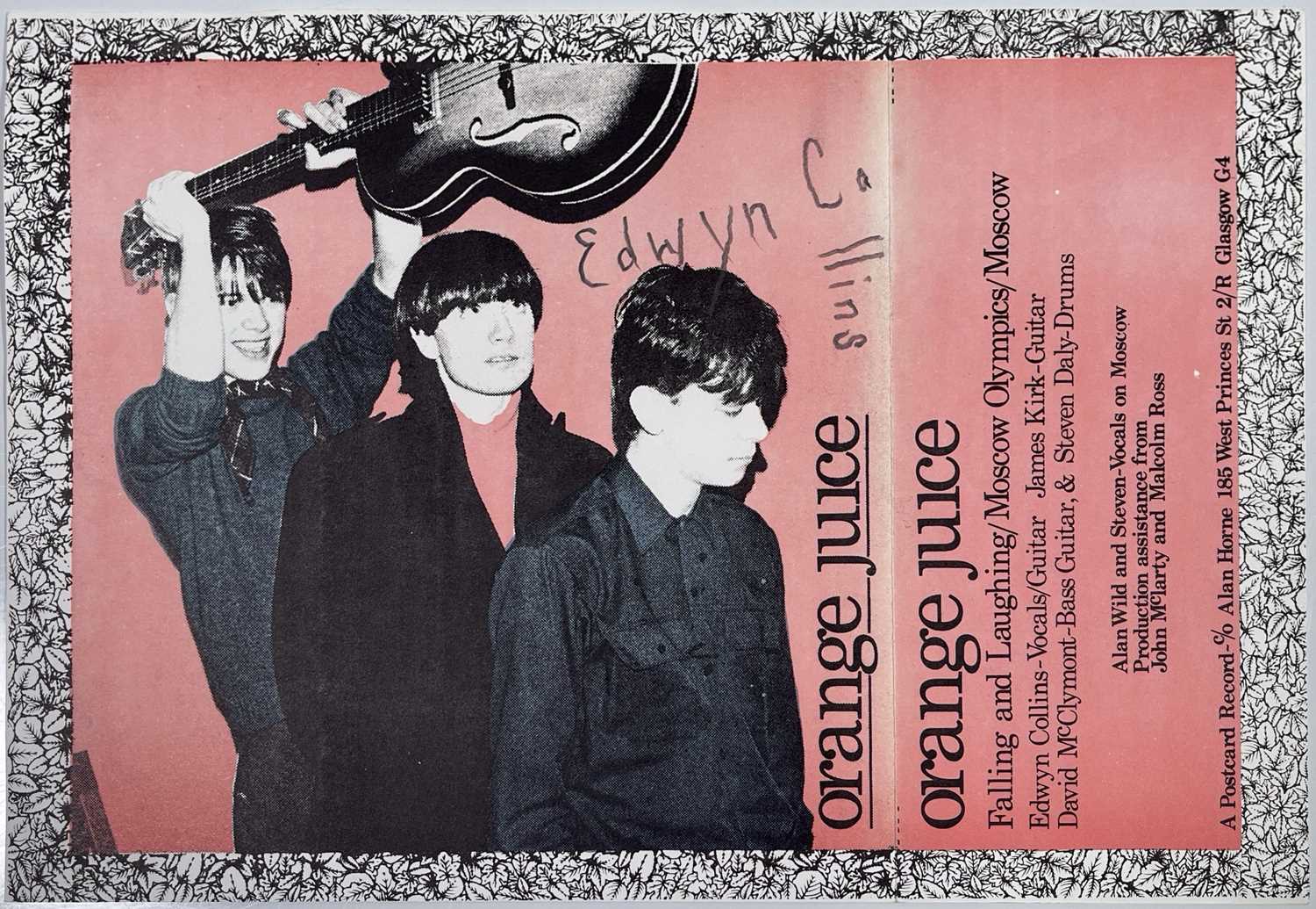 Lot 157 - ORANGE JUICE - FALLING AND LAUGHING 7"