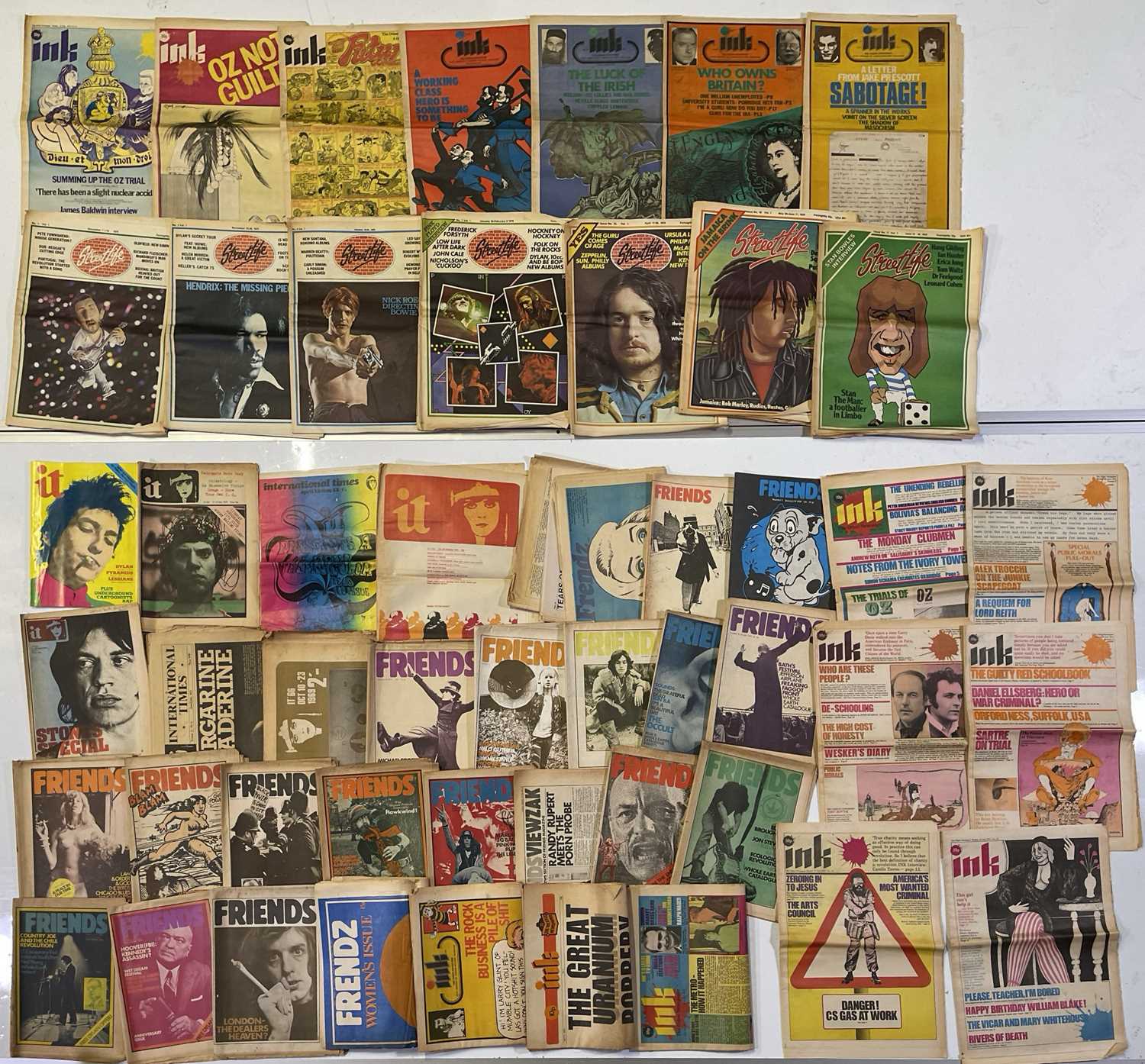 Lot 101 - COUNTER CULTURE MAGAZINES INCLUDING INK