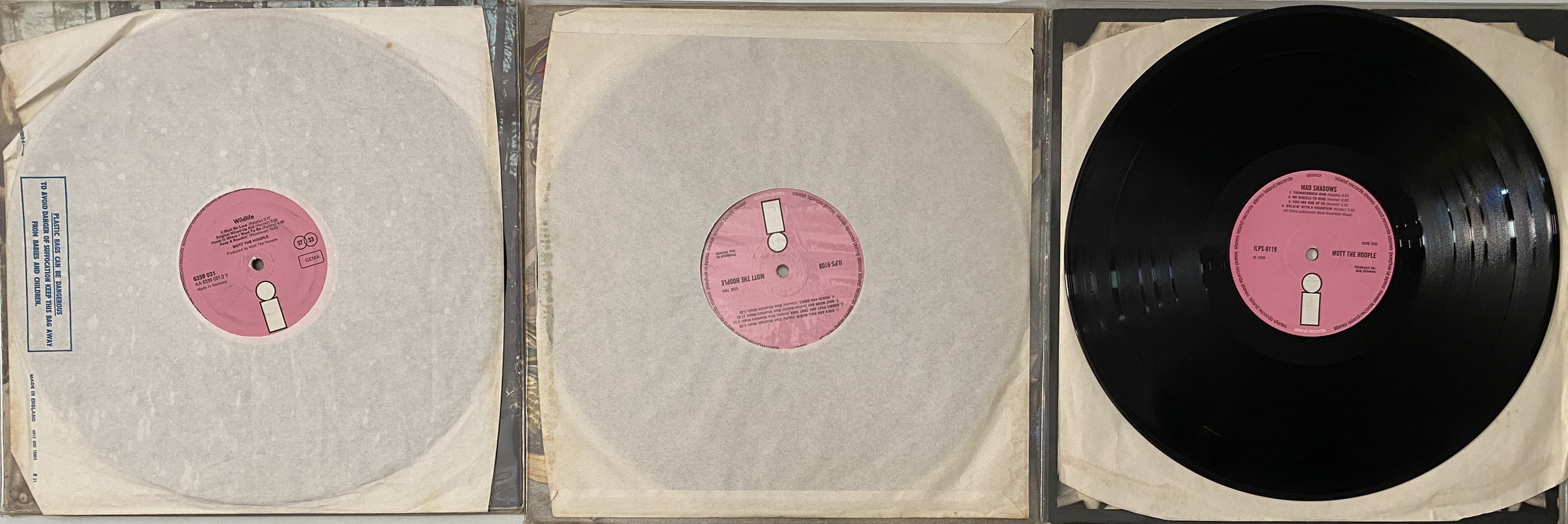 Lot 110 - MOTT THE HOOPLE / RELATED - LP COLLECTION