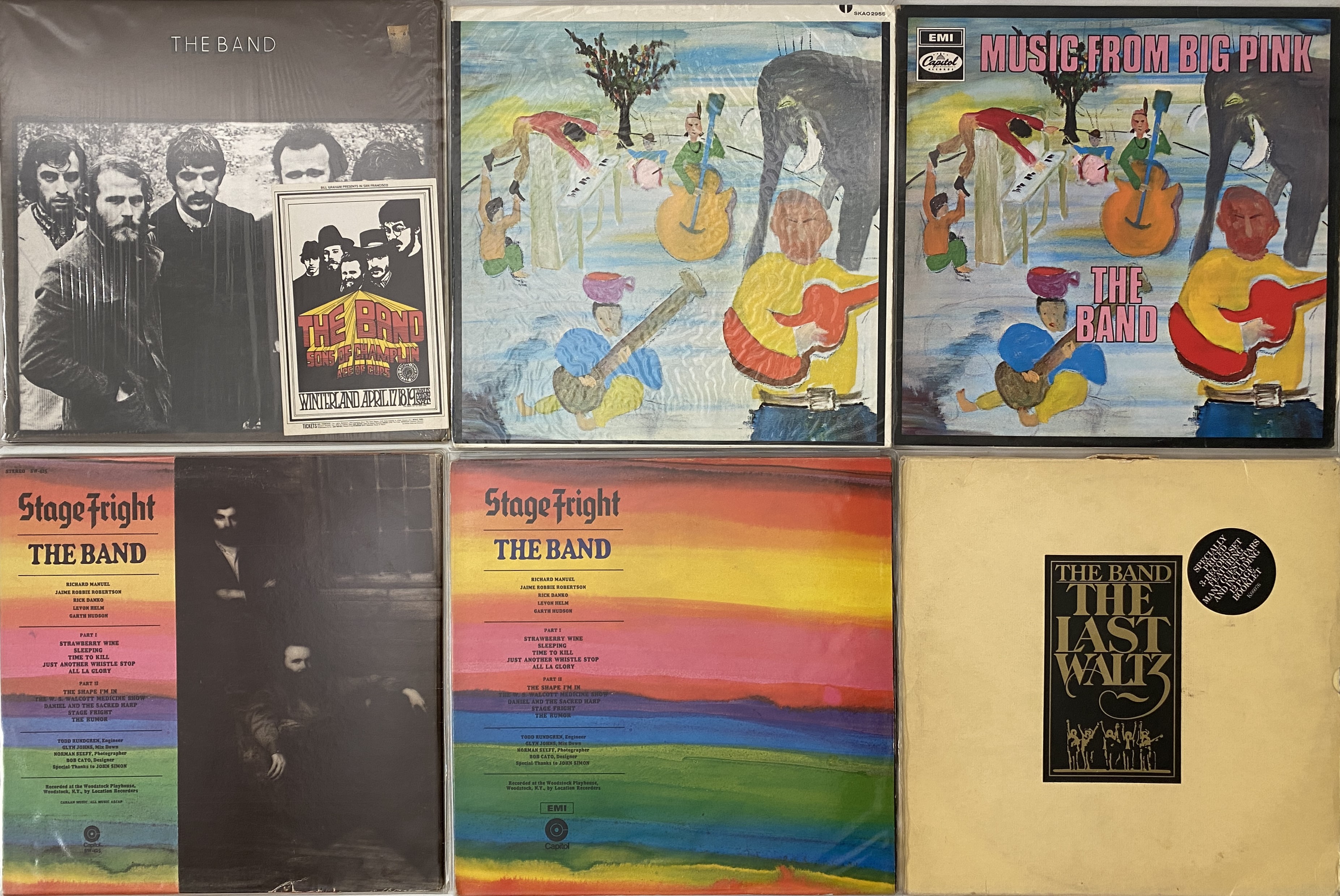 Lot 122 - THE BAND - LP COLLECTION