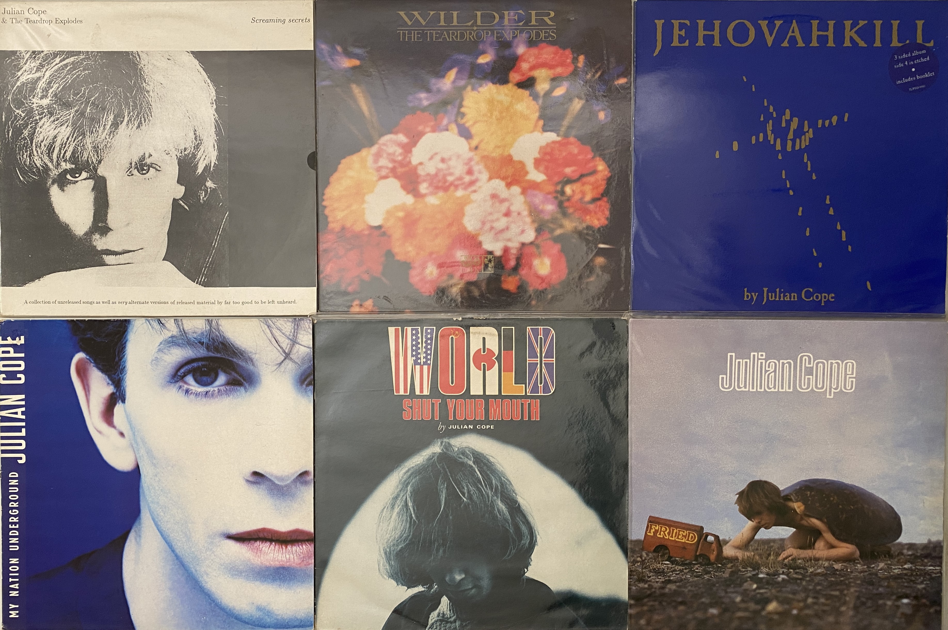 Lot 117 - JULIAN COPE - LP COLLECTION (INCLUDING