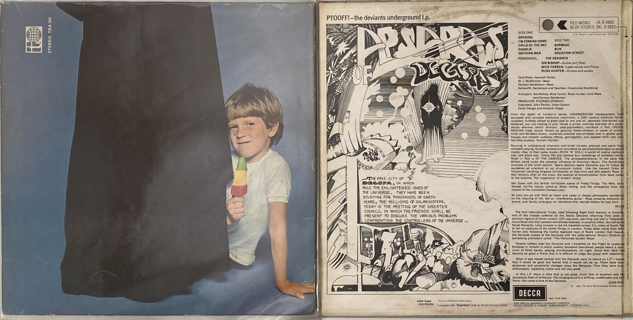 Lot 220 - THE DEVIANTS - LP RARITIES PACK