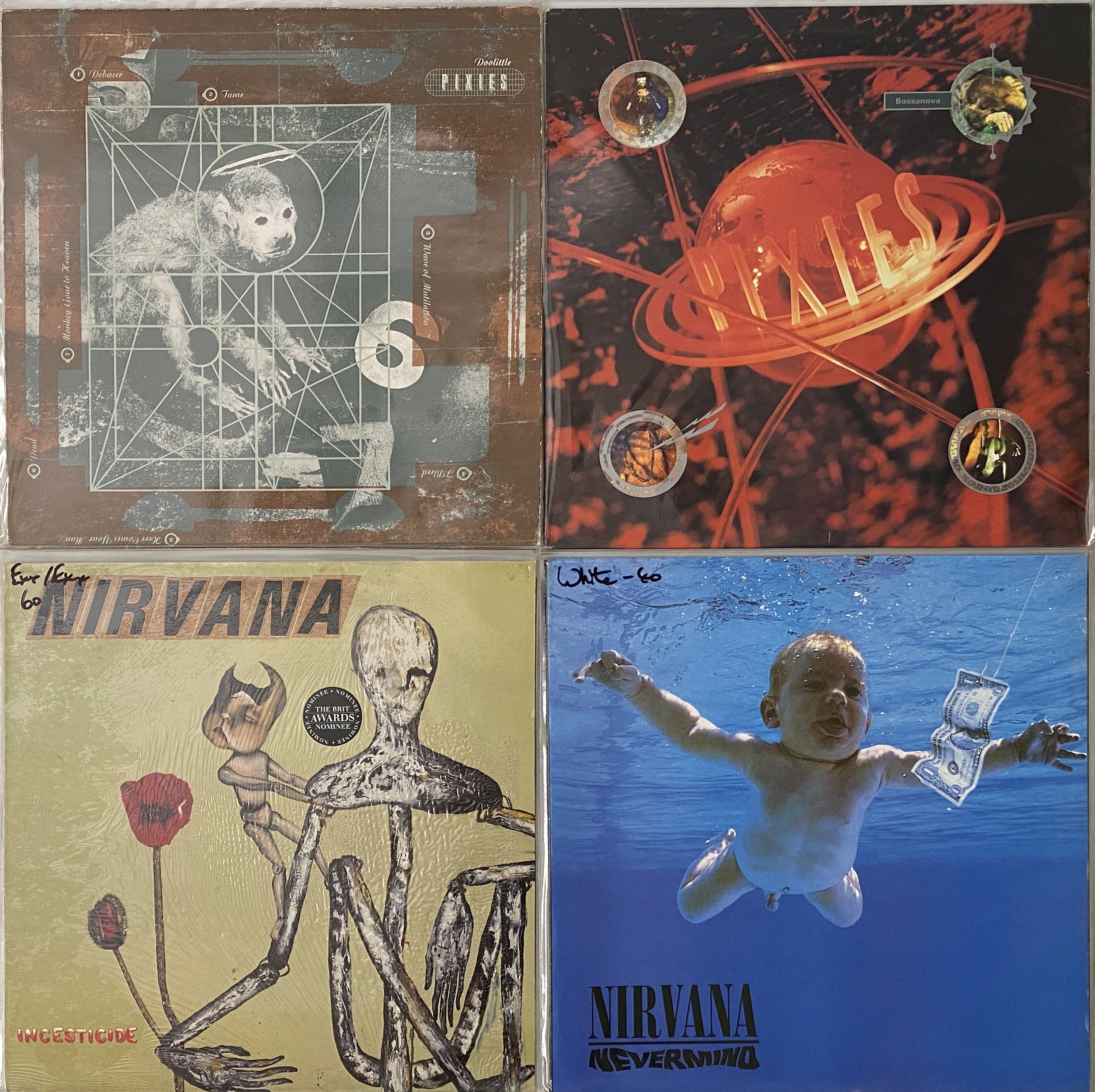 Lot 221 - PIXIES / NIRVANA - LP PACK