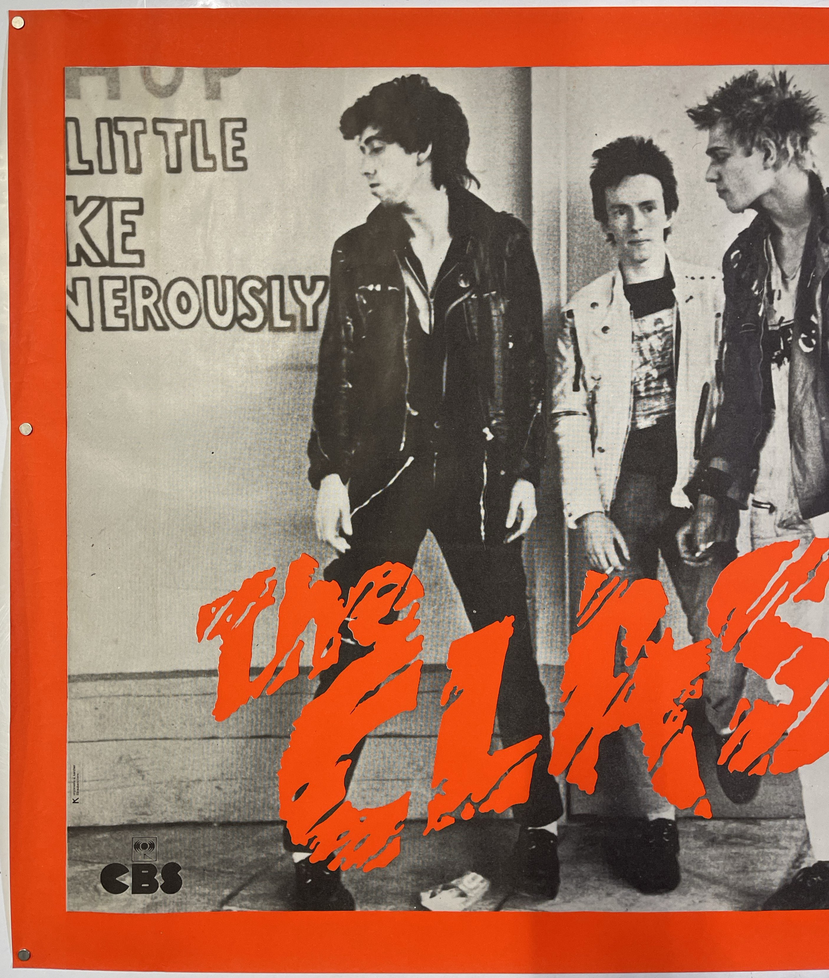 Lot 254 - THE CLASH - ORIGINAL 1978 PARIS CONCERT