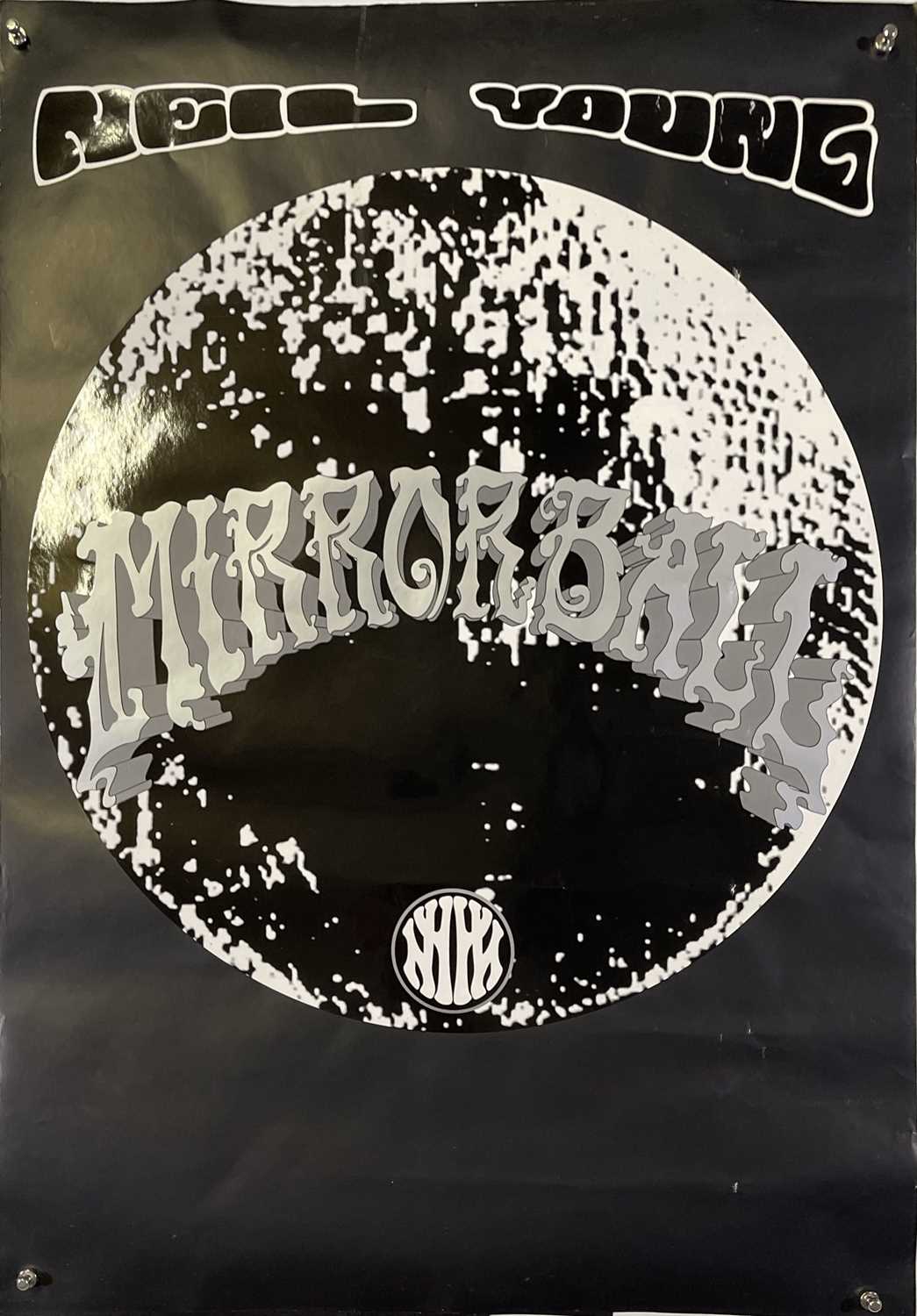 Lot 192 - NEIL YOUNG - MIRRORBALL UK PROMO POSTERS.
