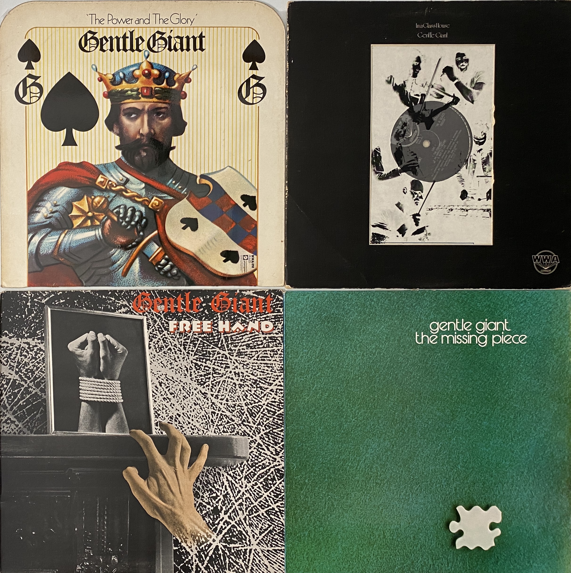 Lot 89 - GENTLE GIANT - LP COLLECTION (INCLUDING ALL