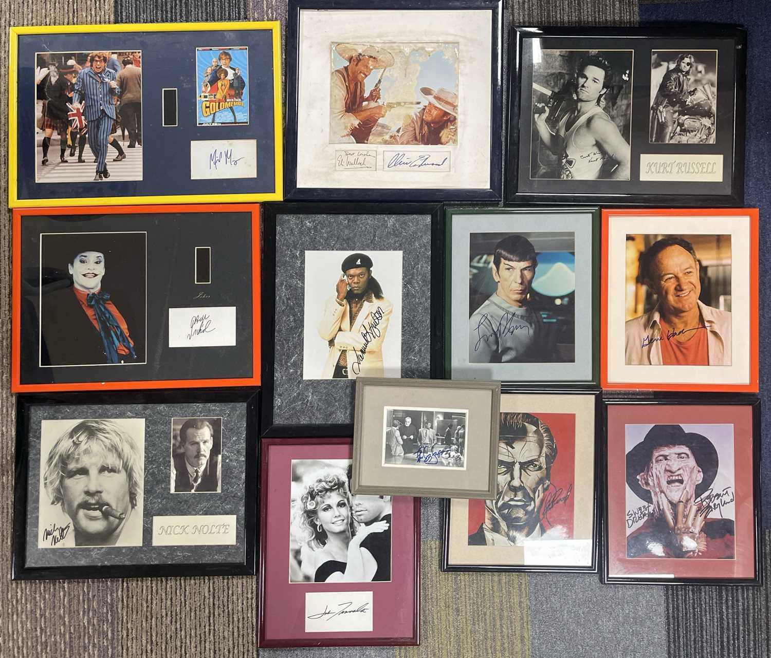 Lot 162 - HOLLYWOOD STARS - SIGNED ITEMS.