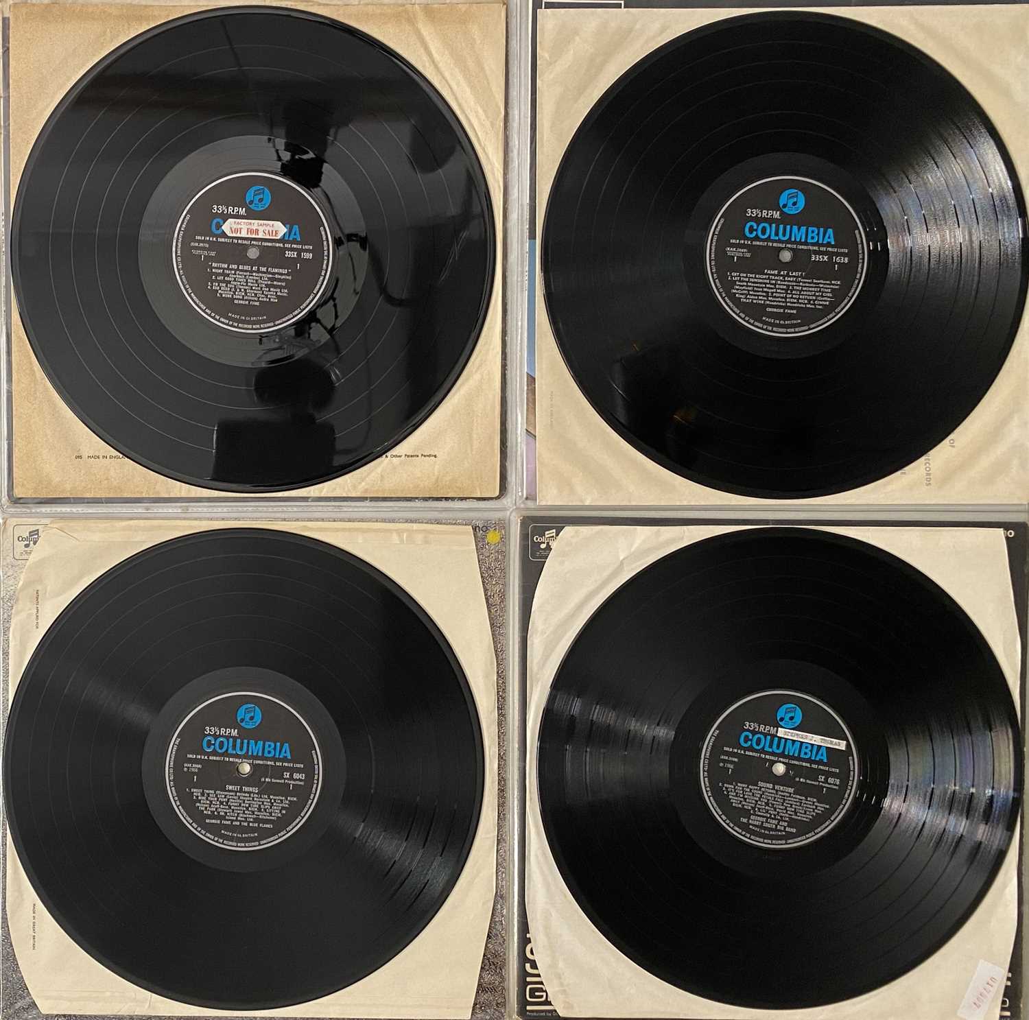 Lot 100 - GEORGIE FAME - LP COLLECTION