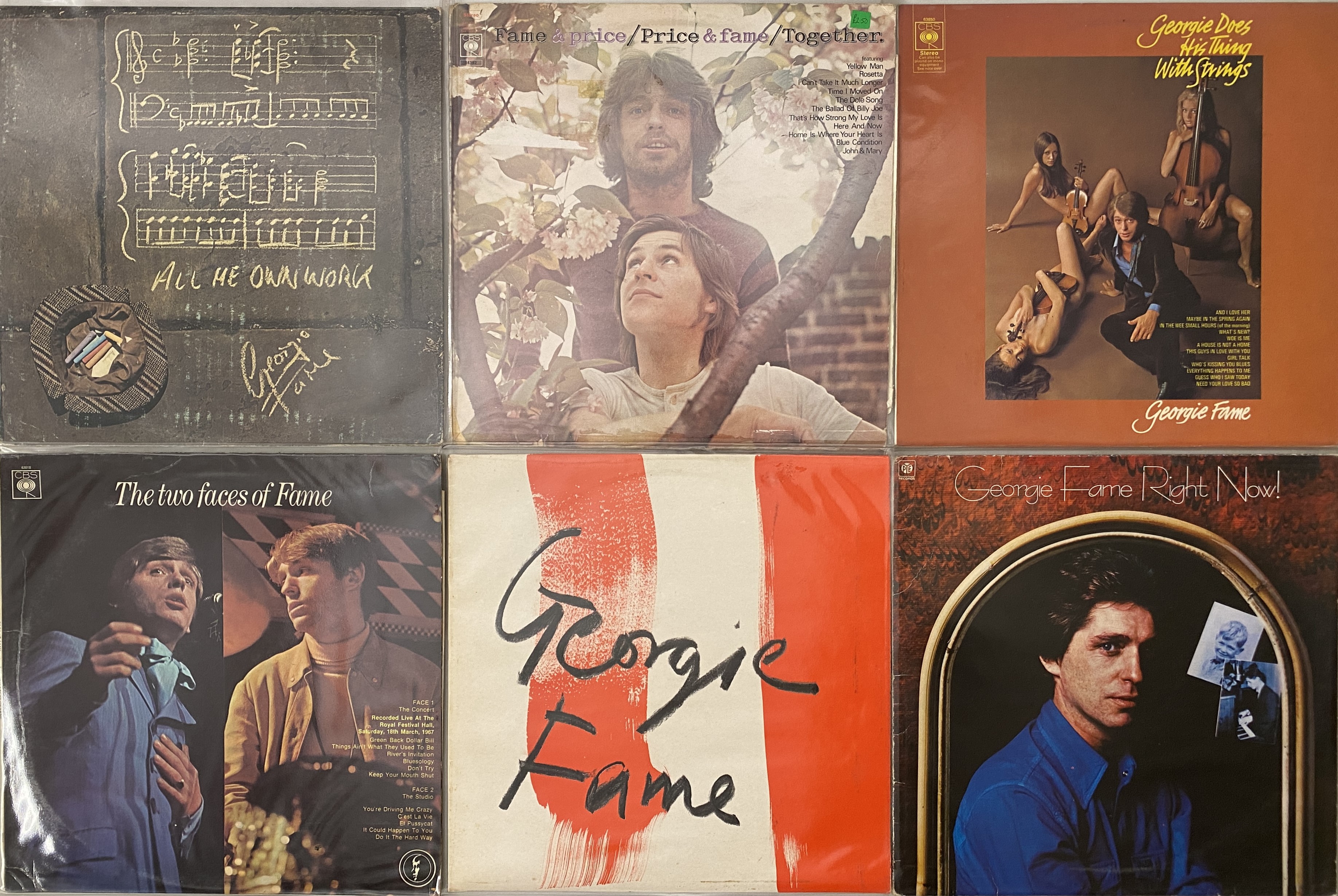 Lot 100 - GEORGIE FAME - LP COLLECTION