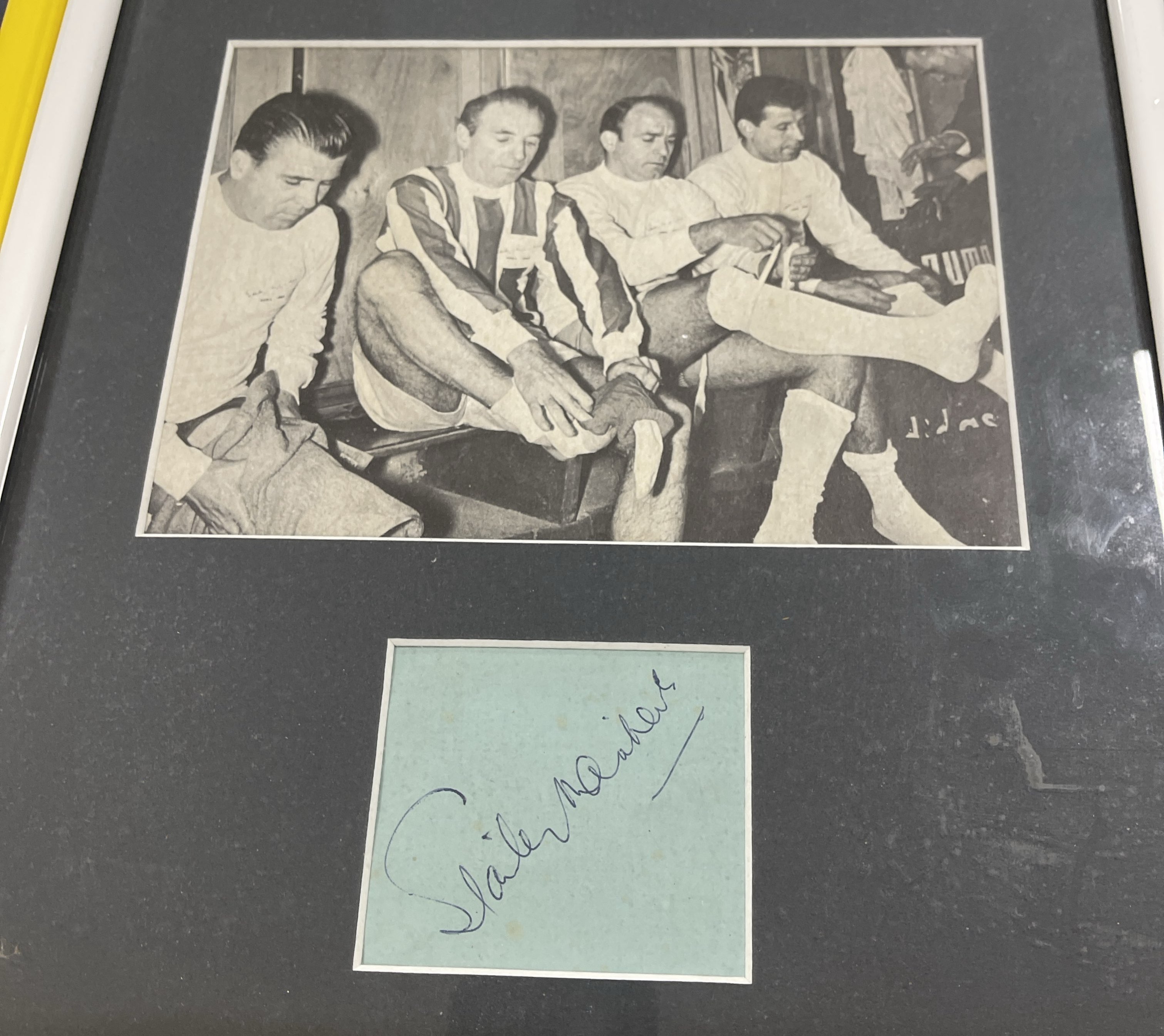 Lot 345 - FOOTBALL LEGENDS - SIGNED ITEMS INC GEORGE