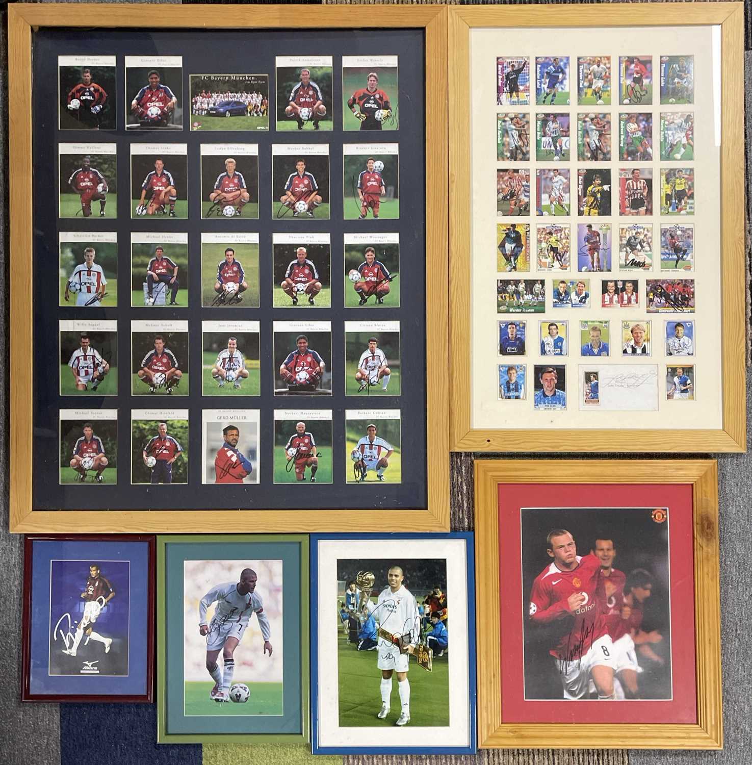 Lot 346 - FOOTBALL STARS - SIGNED ITEMS INC BECKHAM