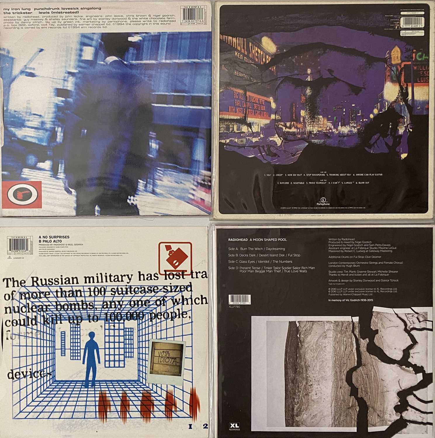 Lot 210 - RADIOHEAD - LP / 12" PACK