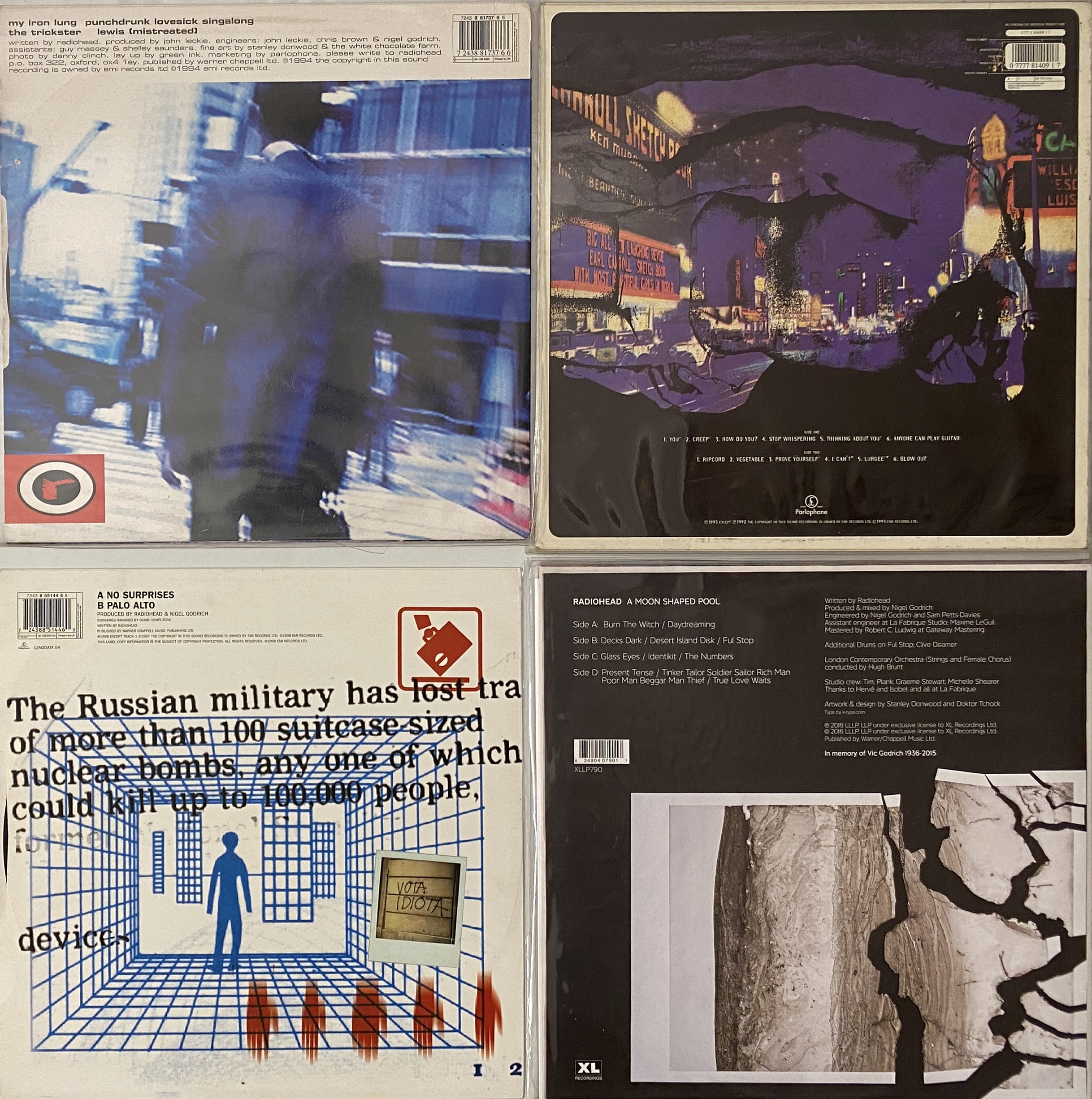 Lot 210 - RADIOHEAD - LP / 12" PACK