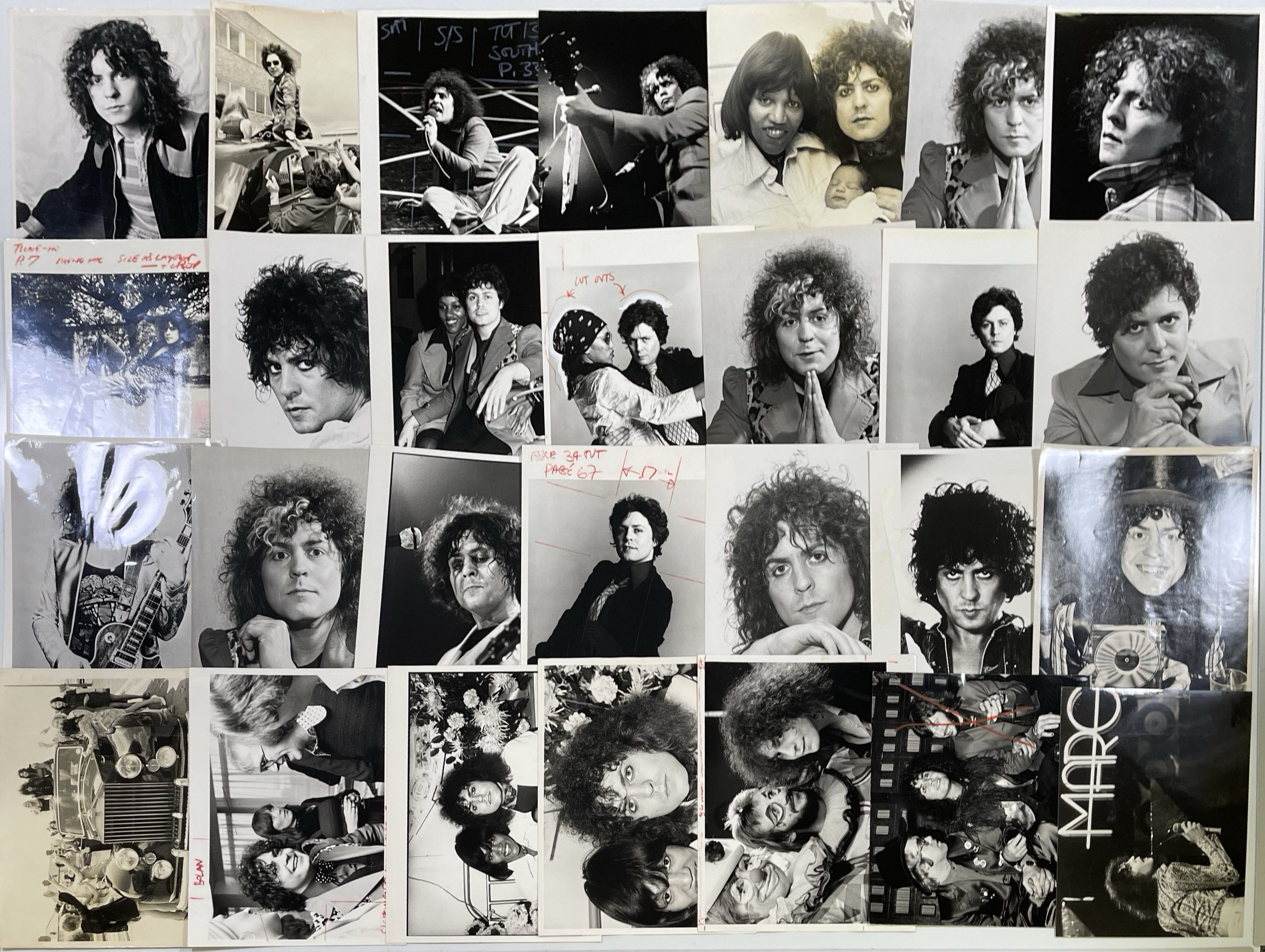 Lot 483 - MARC BOLAN - COLLECTION OF ORIGINAL PRESS