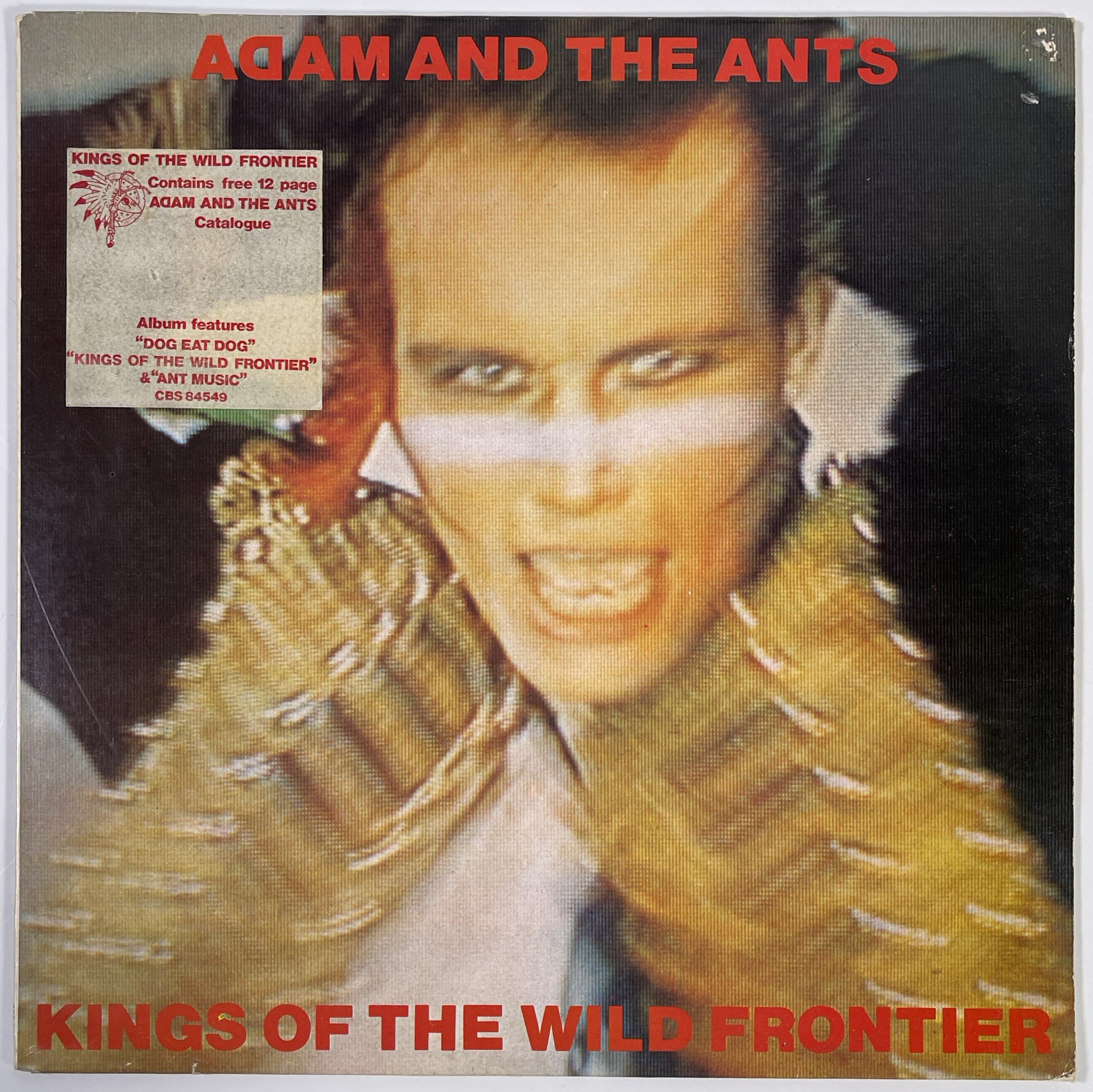 Lot 317 - ADAM AND THE ANTS - HANDWRITTEN LETTER