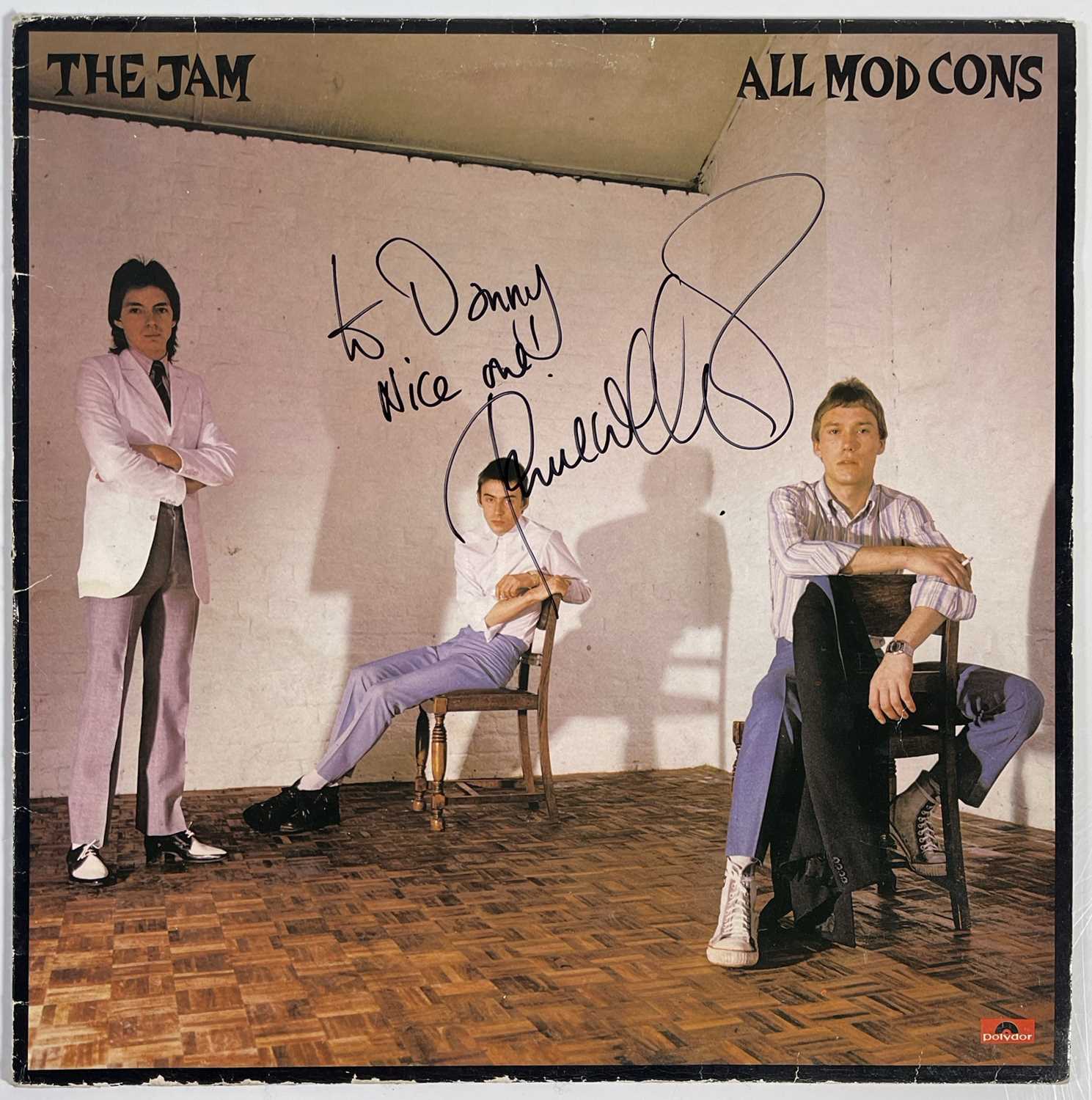 Lot 319 - THE JAM - PAUL WELLER SIGNED COPY OF ALL MOD