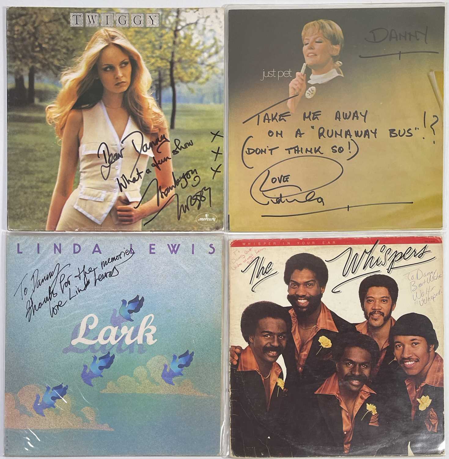 Lot 321 - SIGNED LPS FROM DANNY'S COLLECTION INC