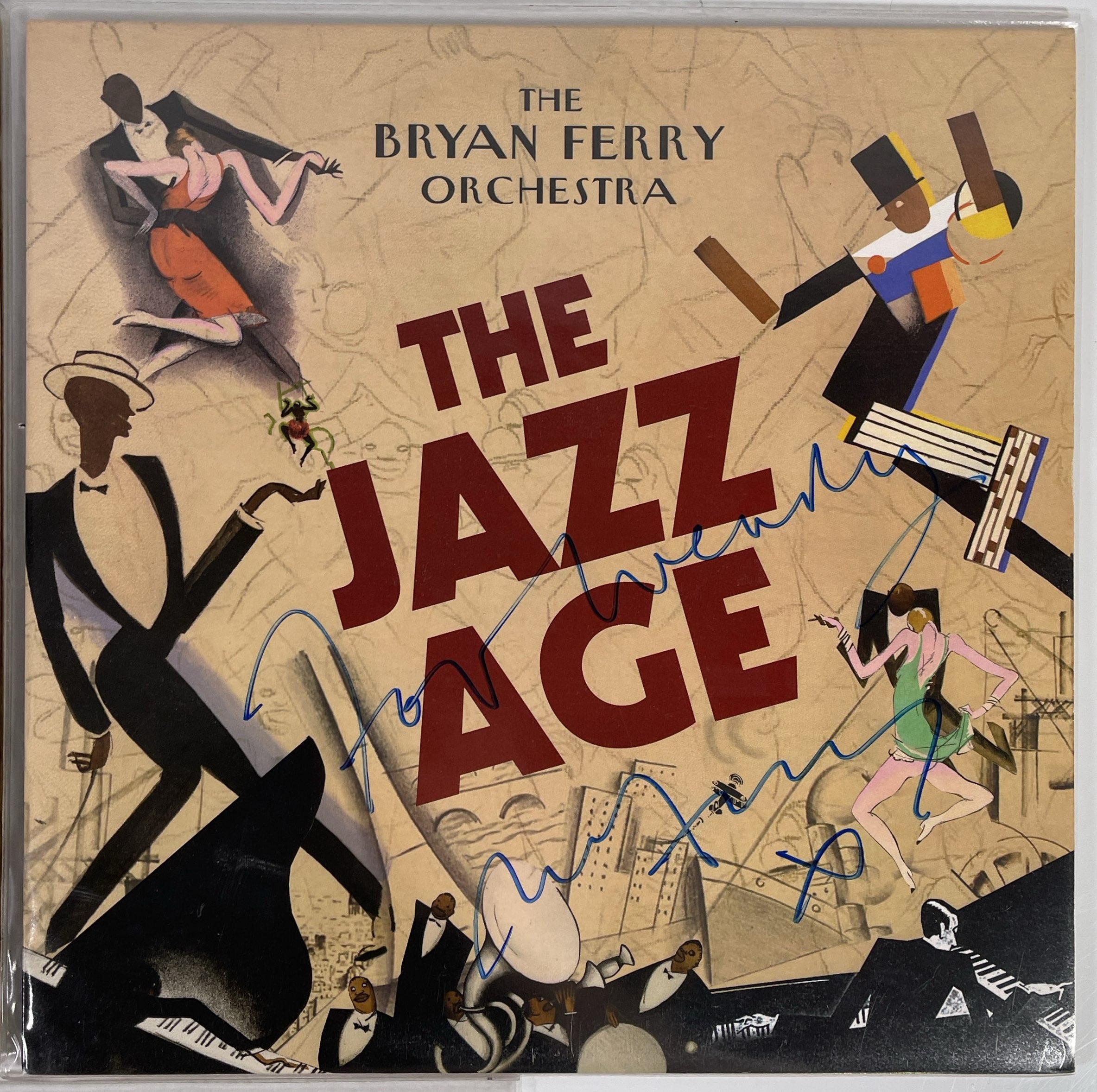 Lot 324 - DANNY'S SIGNED LPS - JETHRO TULL/BRYAN FERRY.