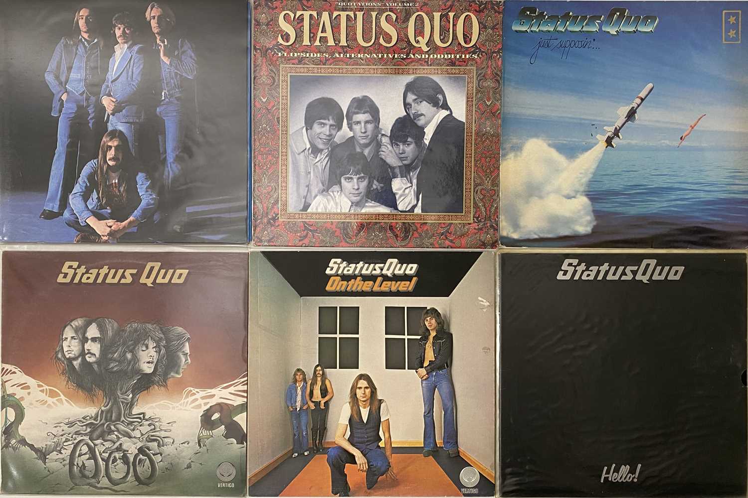 Lot 165 - STATUS QUO - LP COLLECTION (INCLUDING