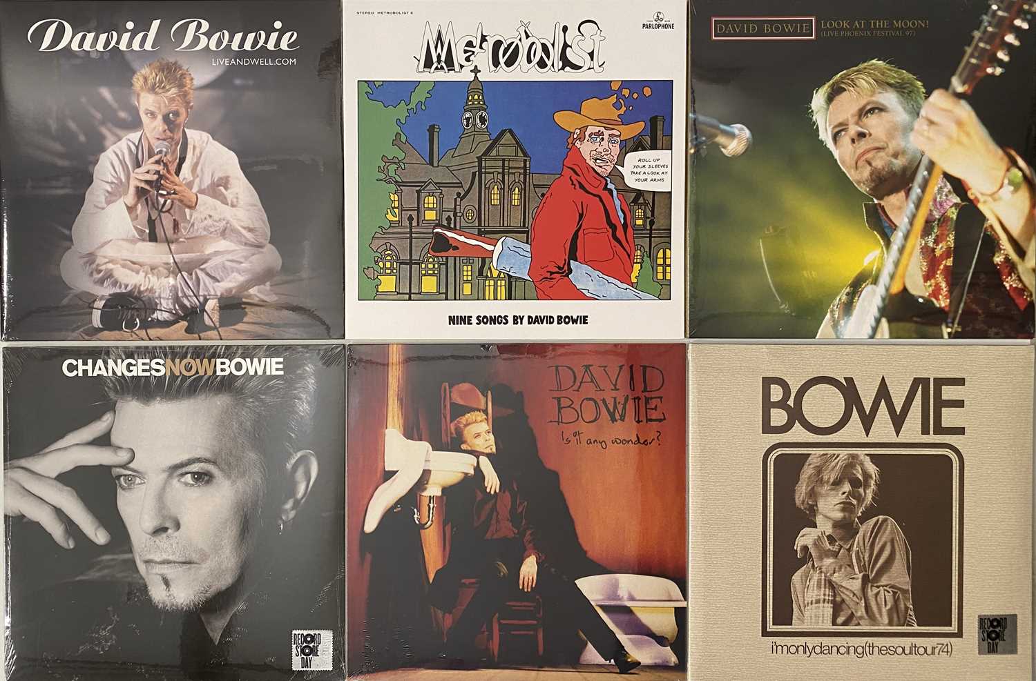 Lot 837 - DAVID BOWIE - MODERN RELEASES - LP