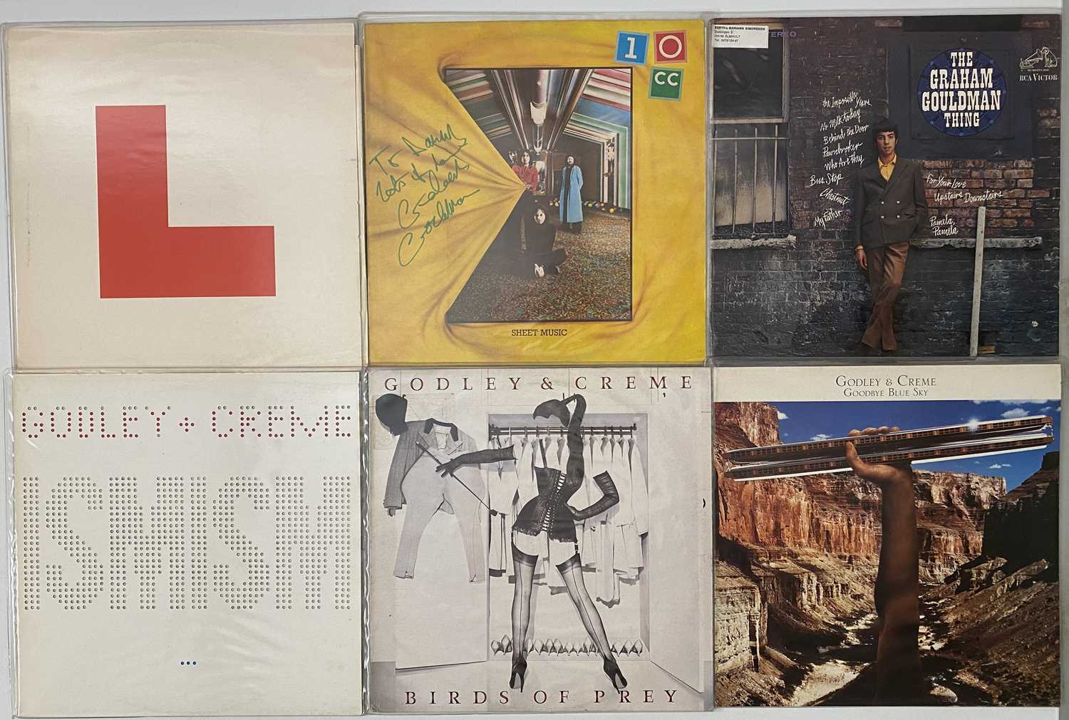 Lot 253 - GRAHAM GOULDMAN / 10CC / RELATED - LP PACK