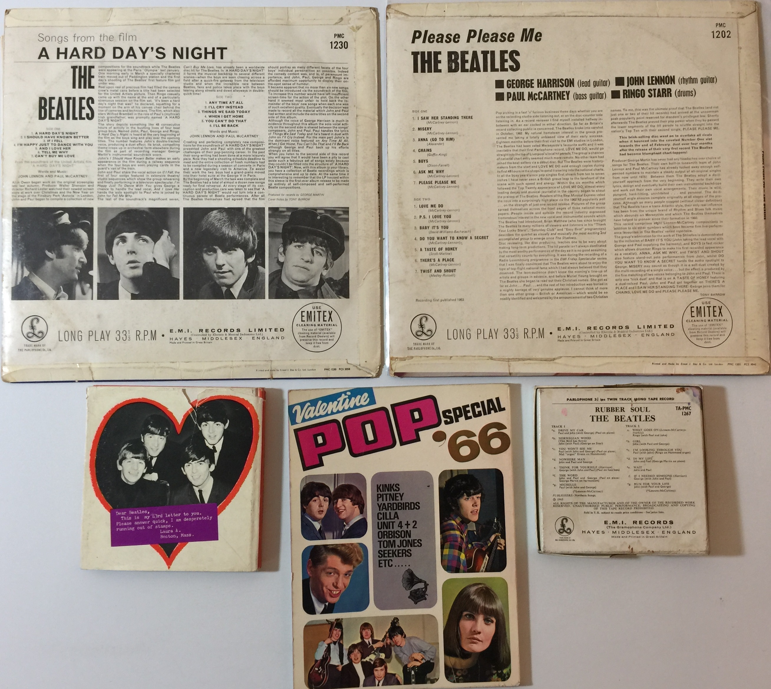 Lot 89 - THE BEATLES - LP/REEL-TO-REEL/MEMORABILIA