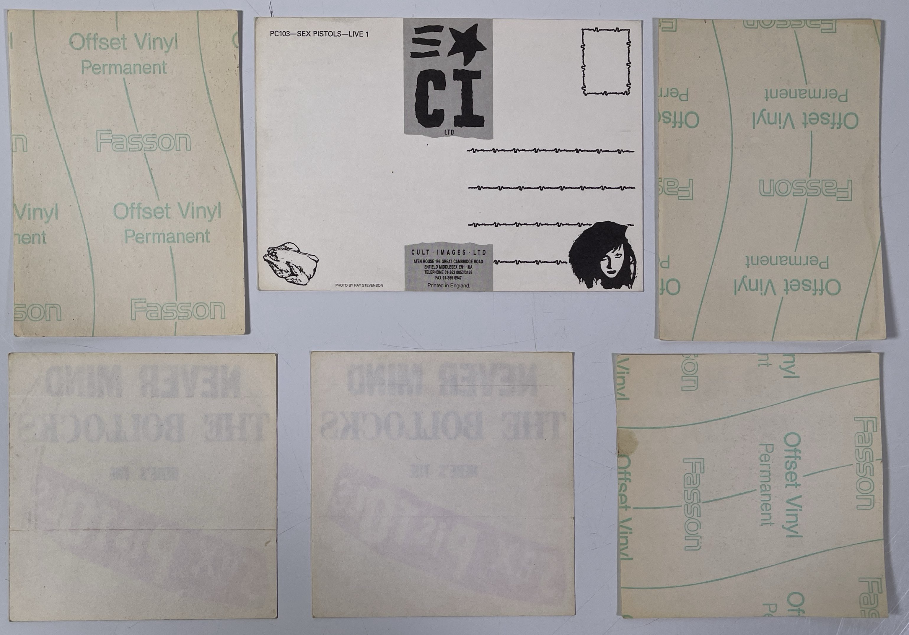 Lot 2310572 Sex Pistols Original Stickers And
