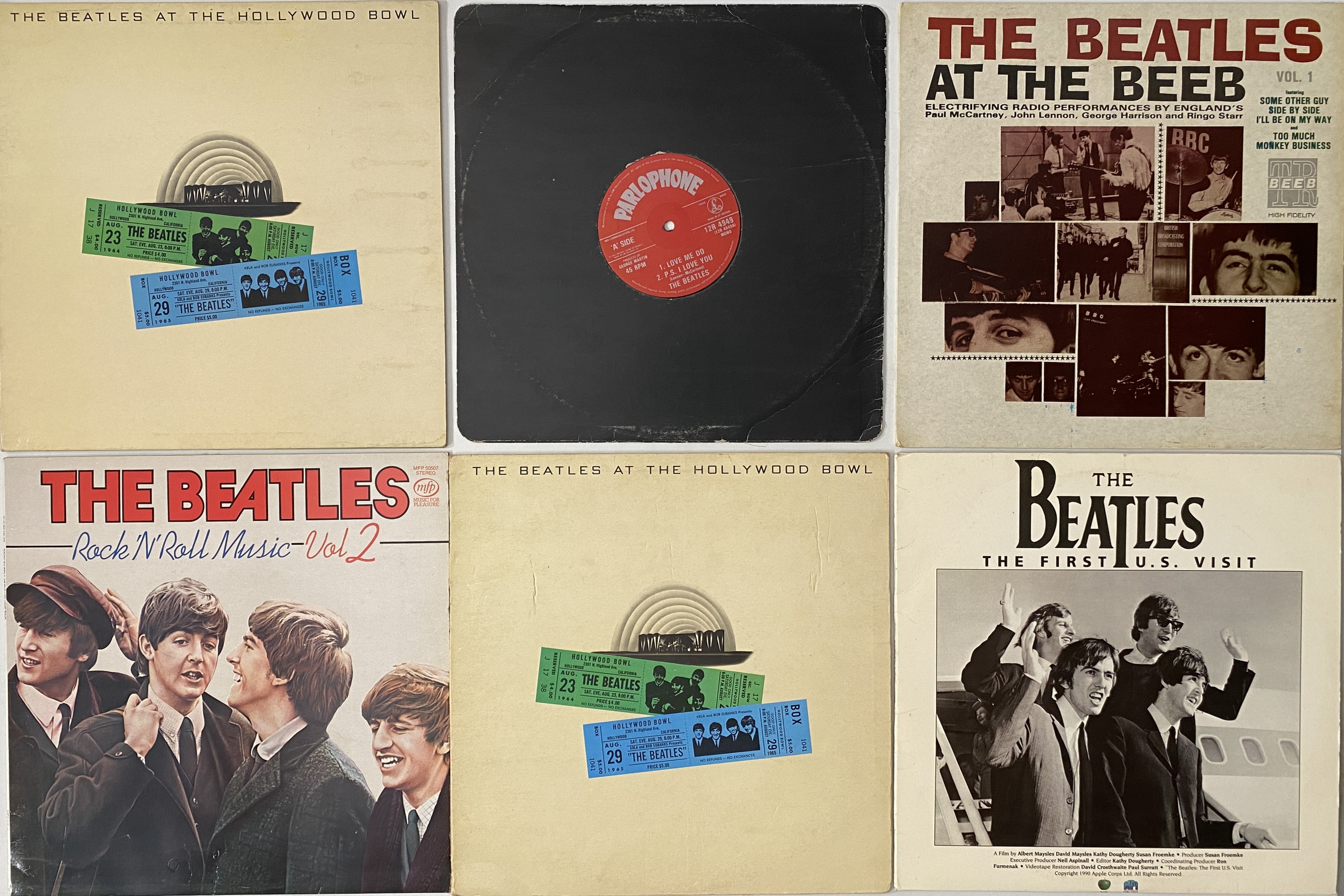 Lot 281 - THE BEATLES AND RELATED - LP PACK