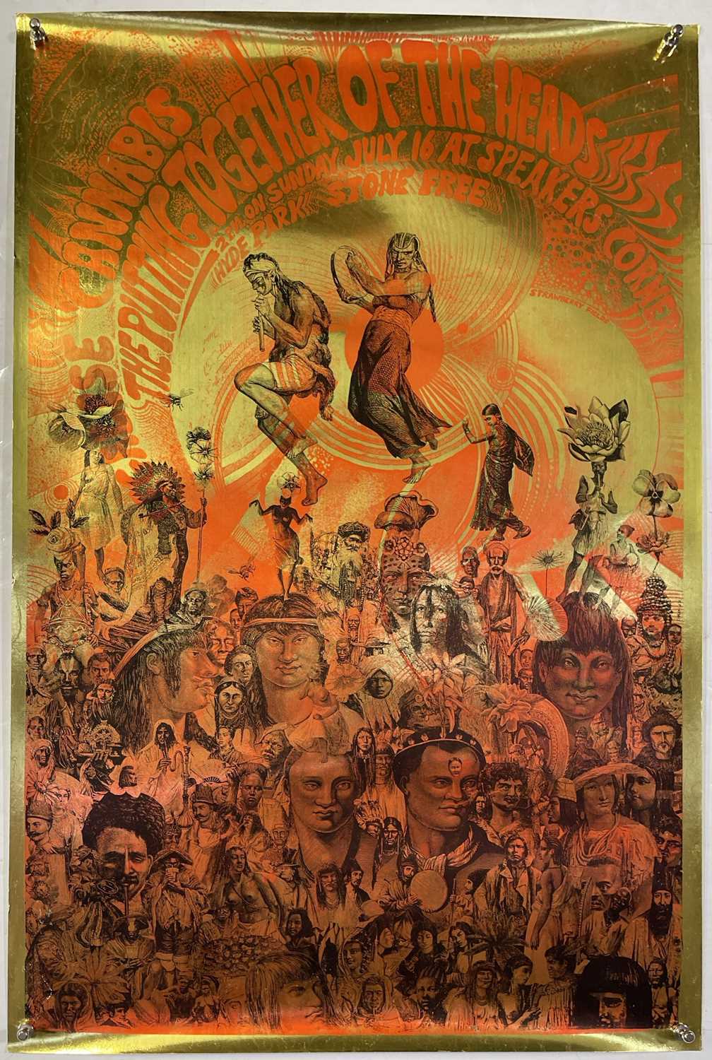 Lot 291 - MARTIN SHARP - GATHERING OF THE HEADS