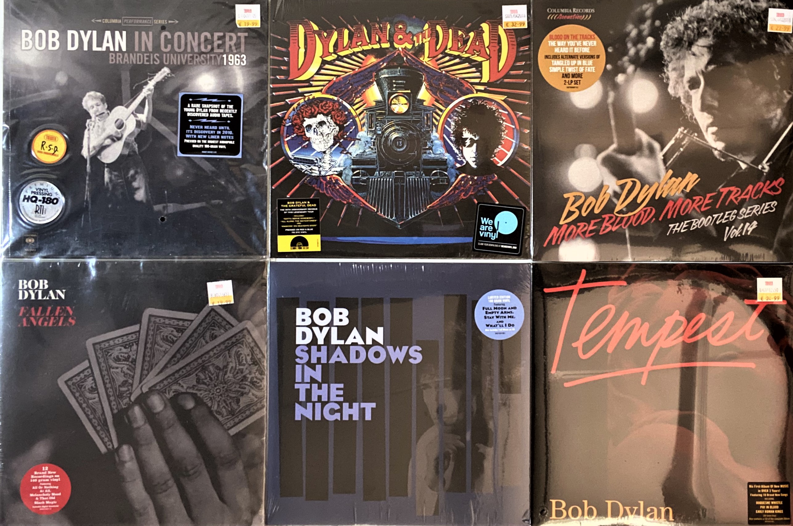 Lot 154 - Bob Dylan - New/ Modern Pressed LPs