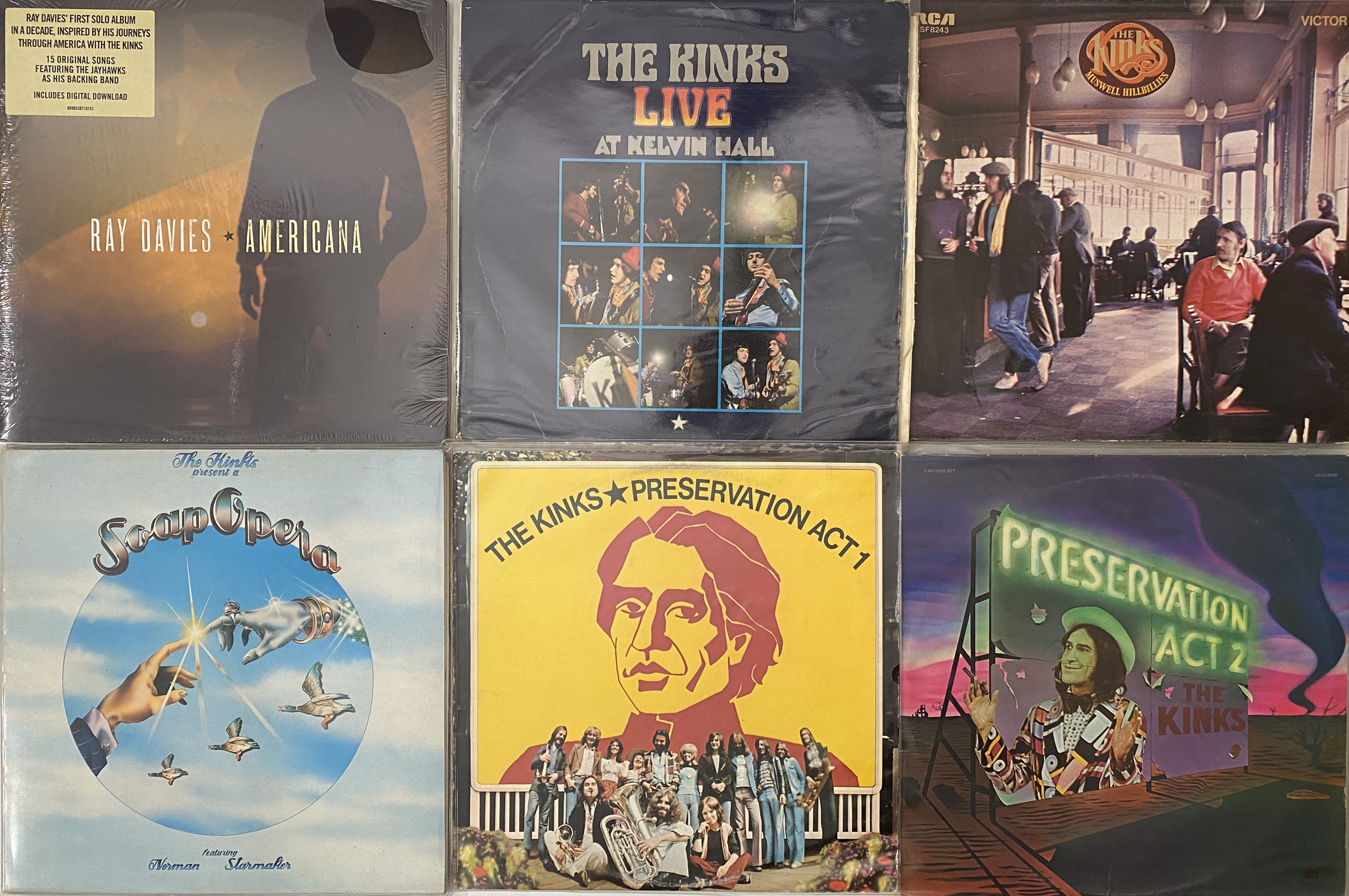 Lot 422 - THE KINKS - LP COLLECTION
