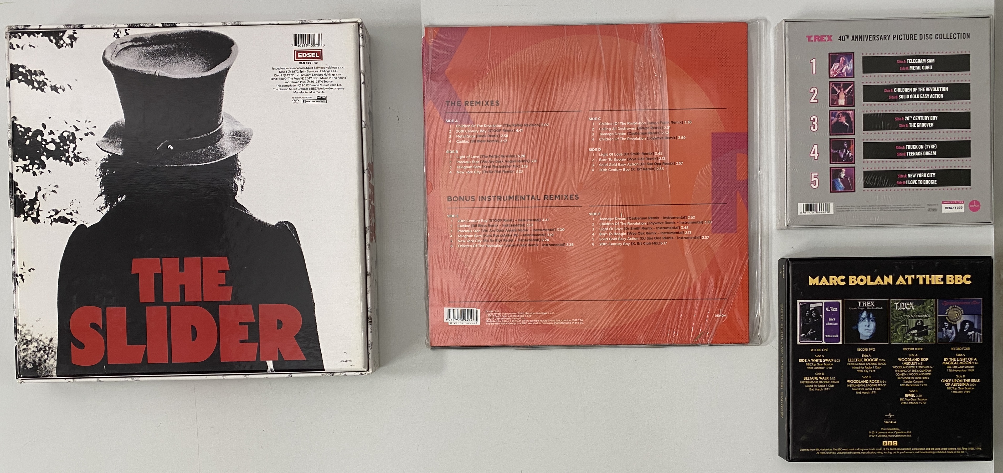 Lot 465 - T. REX / BOLAN - BOX SETS