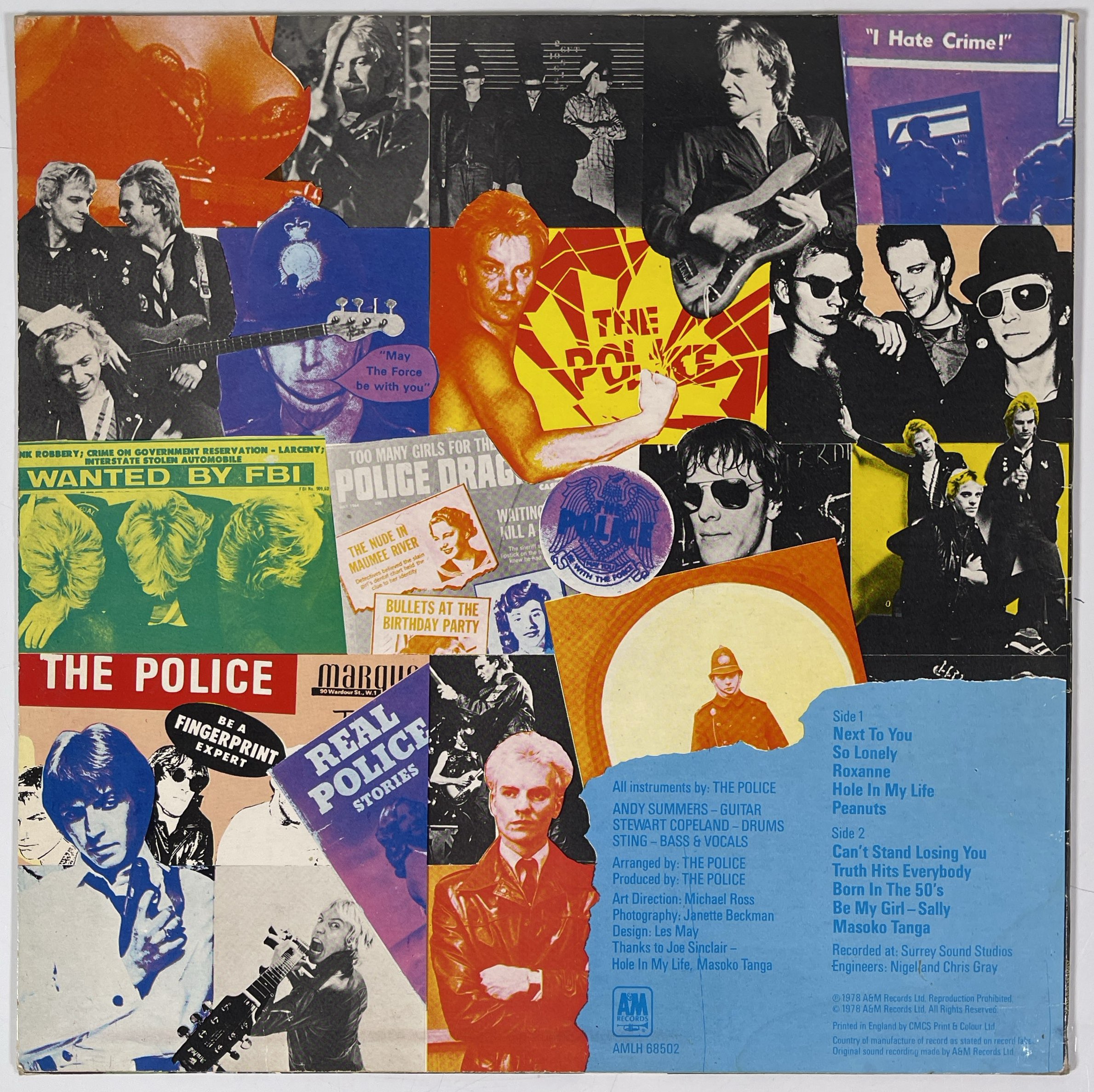 Lot 281 - THE POLICE - FULLY SIGNED LP