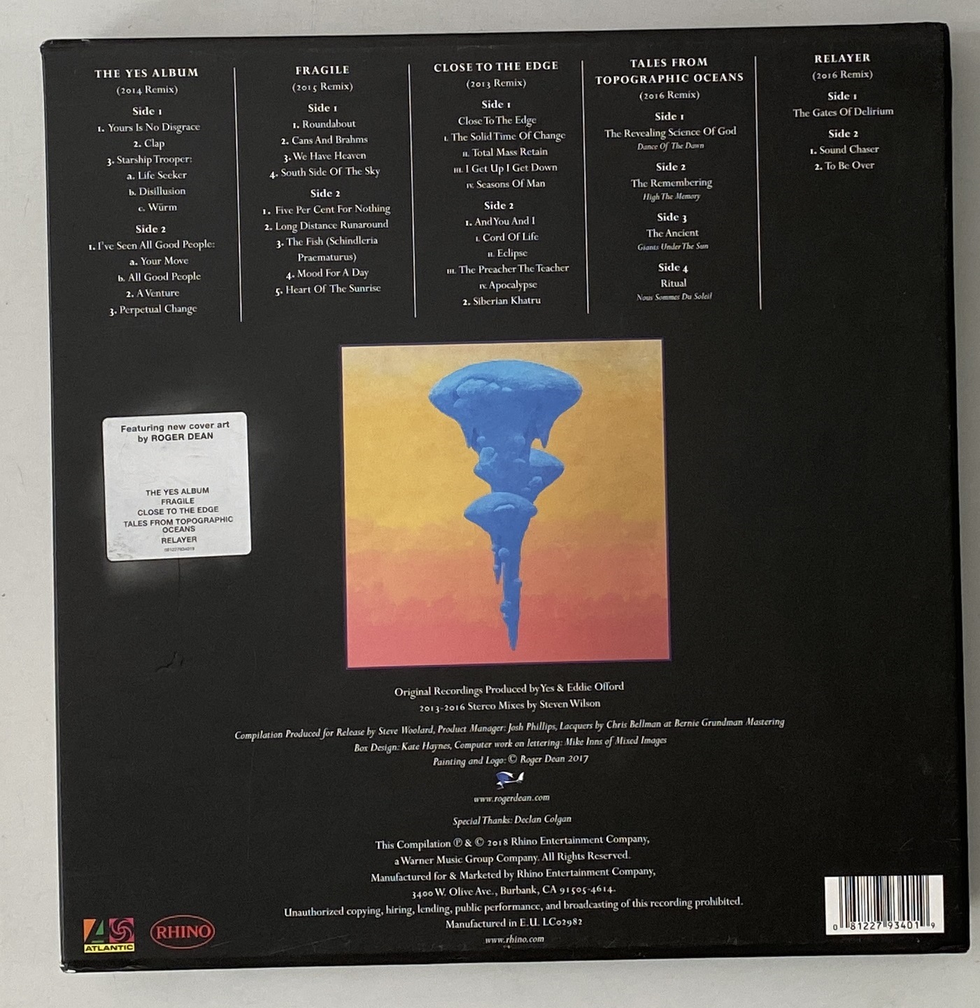 Lot 482 - YES - THE STEVEN WILSON REMIXES (BOX SET