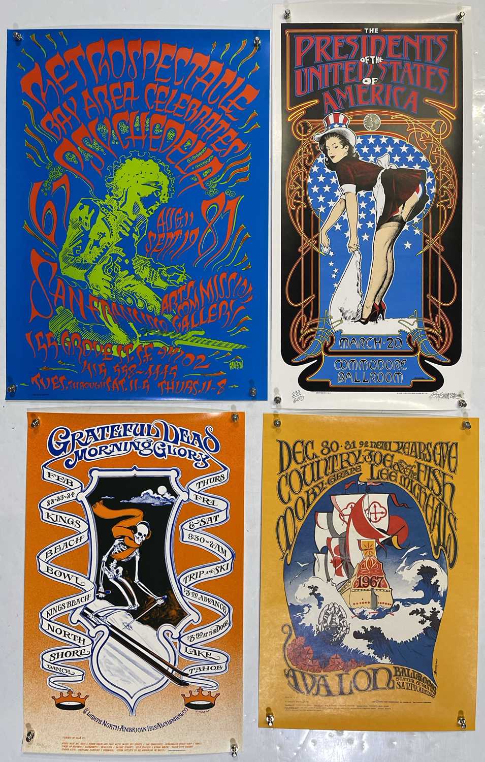 Lot 231 - WEST COAST PSYCHEDELIA - POSTERS INC BOB