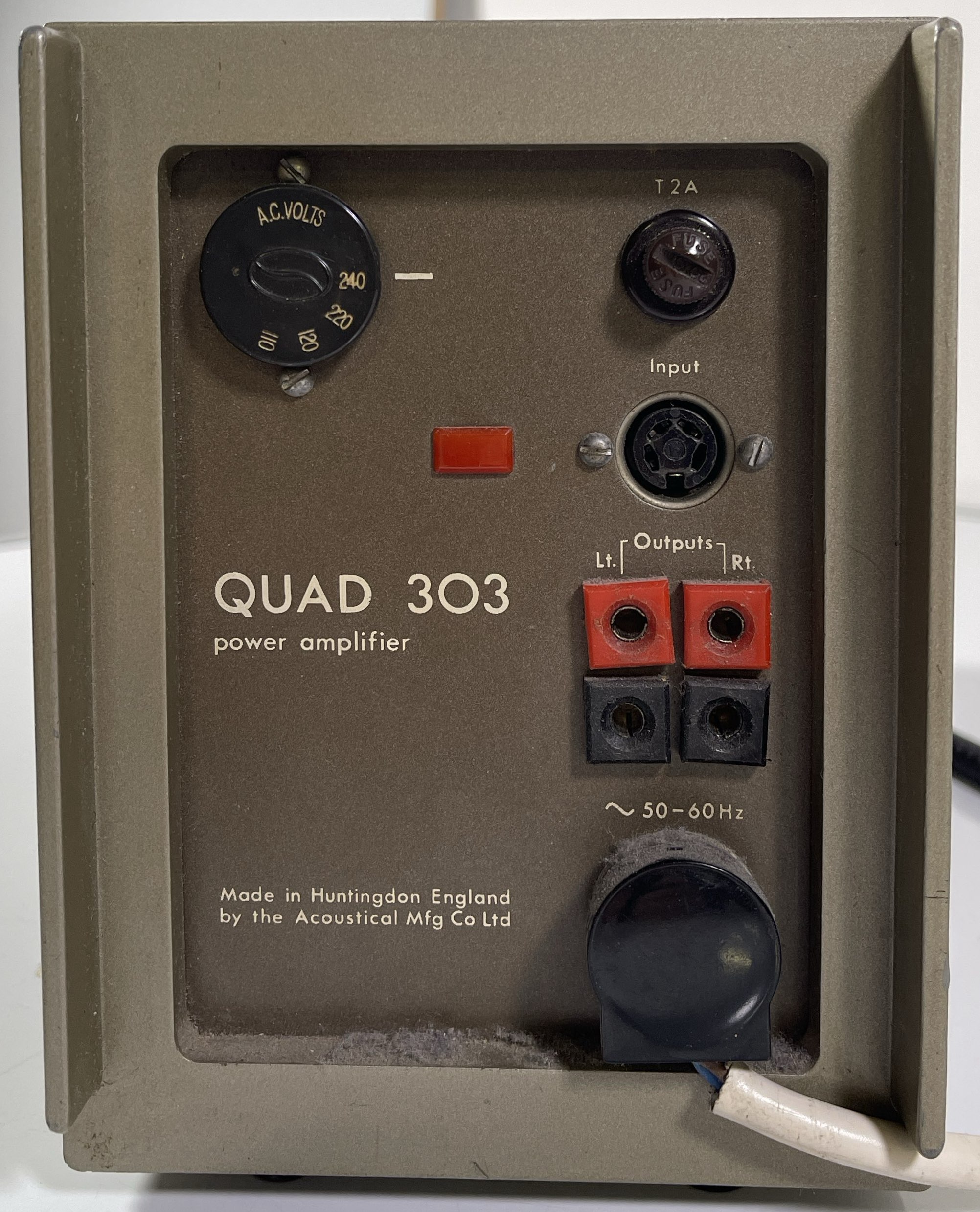 Lot 18 - QUAD 303 AMPLIFIER.
