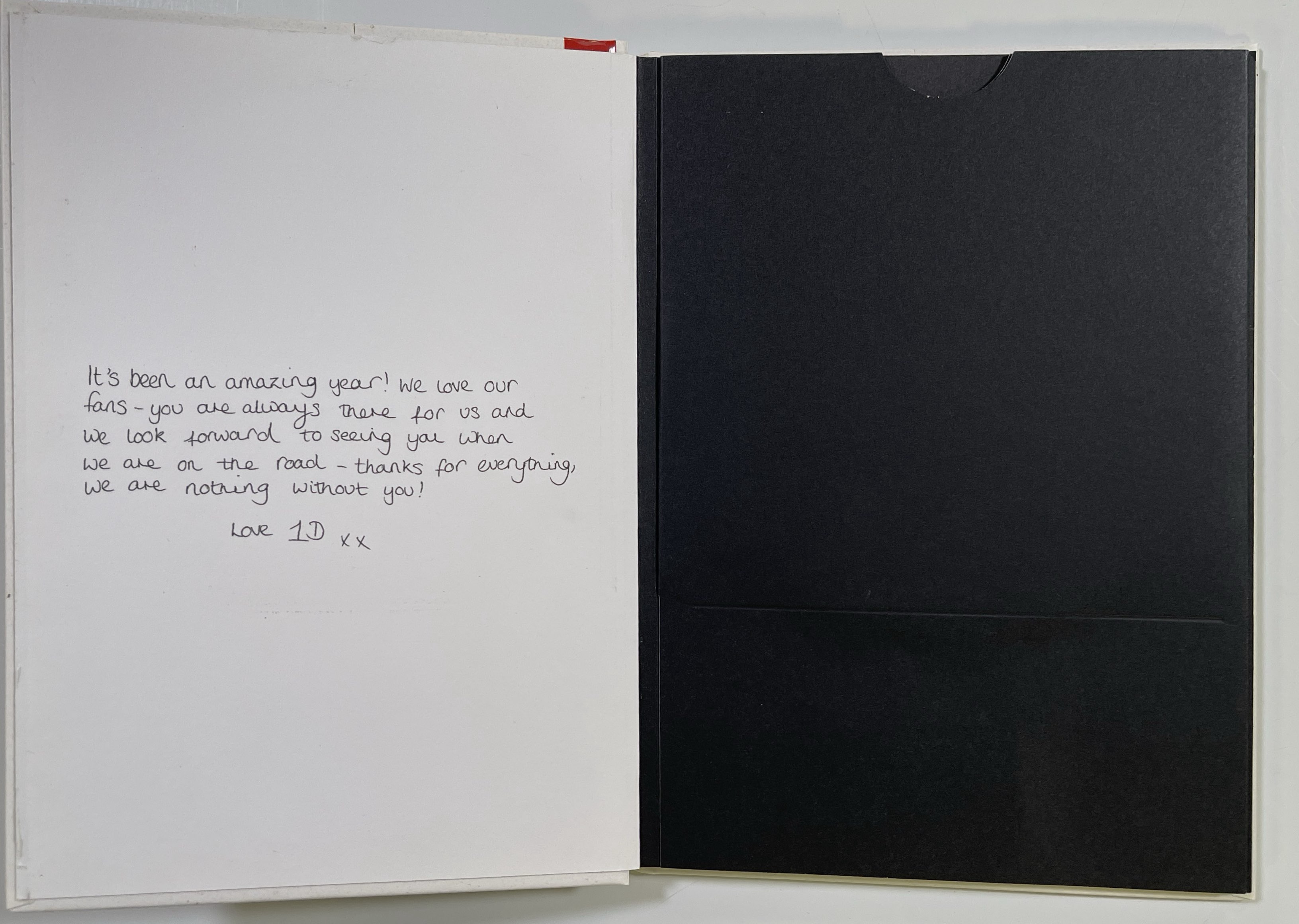 Lot 319 - ONE DIRECTION - SIGNED LIMITED EDITION CD.